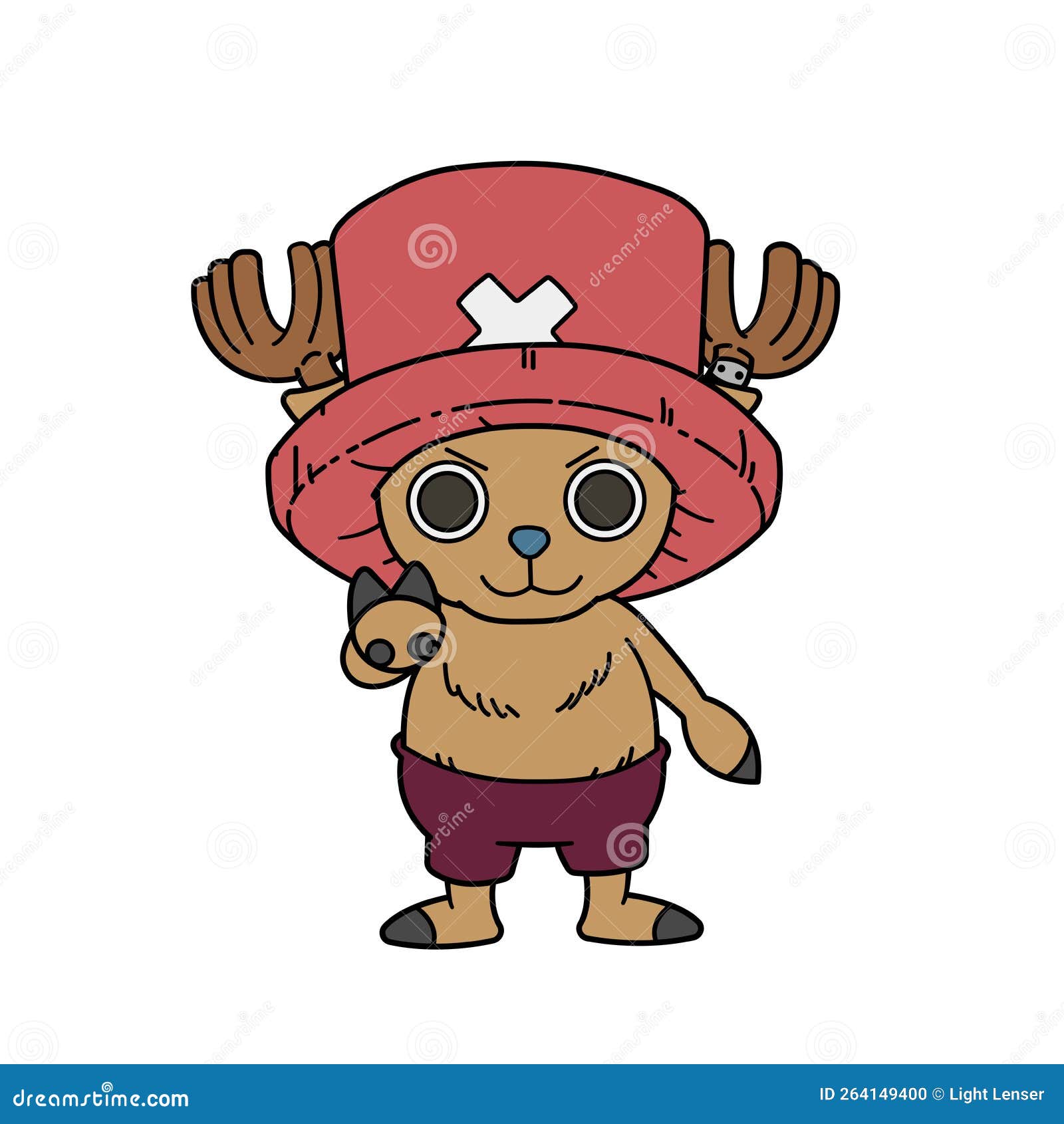 Tony Tony Chopper stock vector. Illustration of mugiwara - 264149400