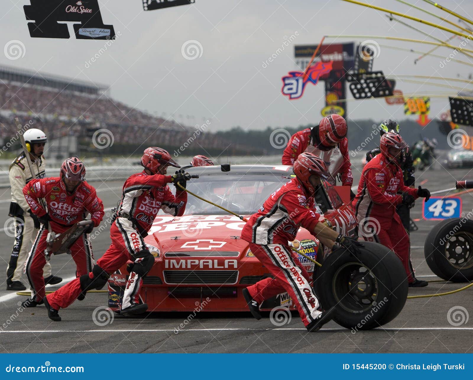 Tony Stewart Comes in for a Pit Stop Editorial Image - Image of series ...