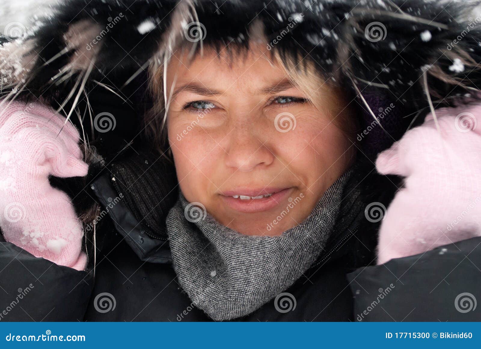 Too cold. stock photo. Image of season, coat, face, lifestyles - 17715300