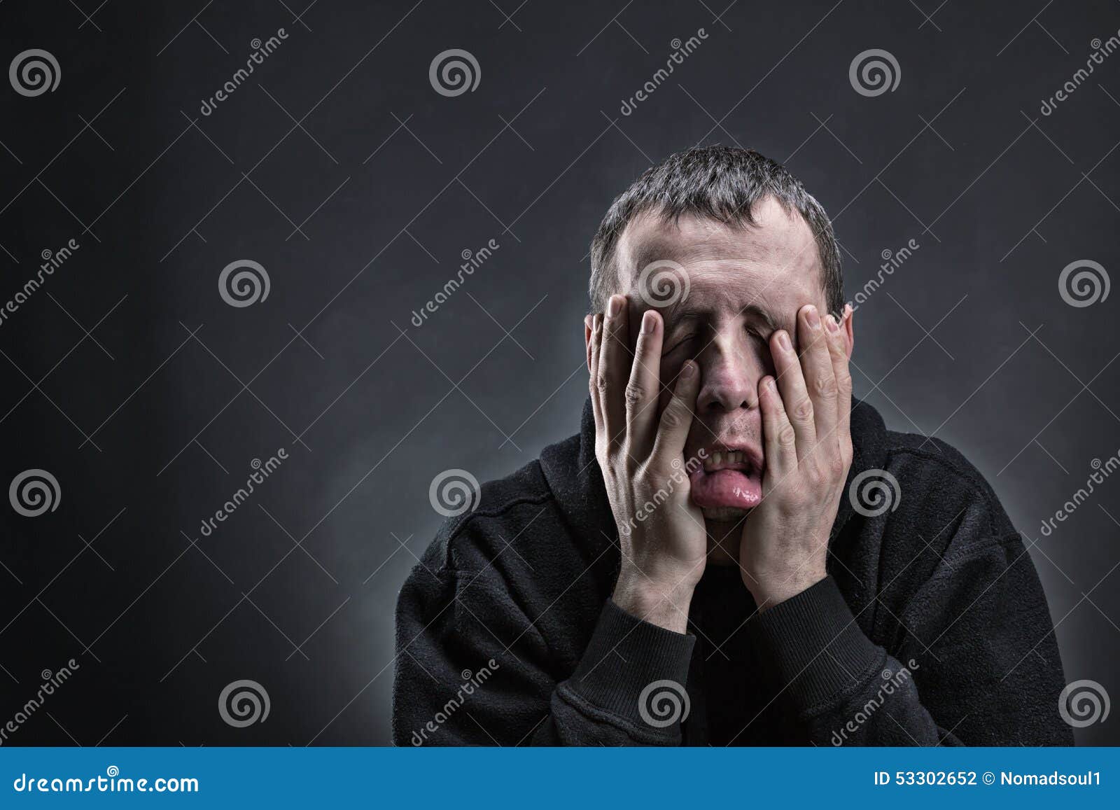 Too exhausted man stock photo. Image of breakdown, face - 53302652