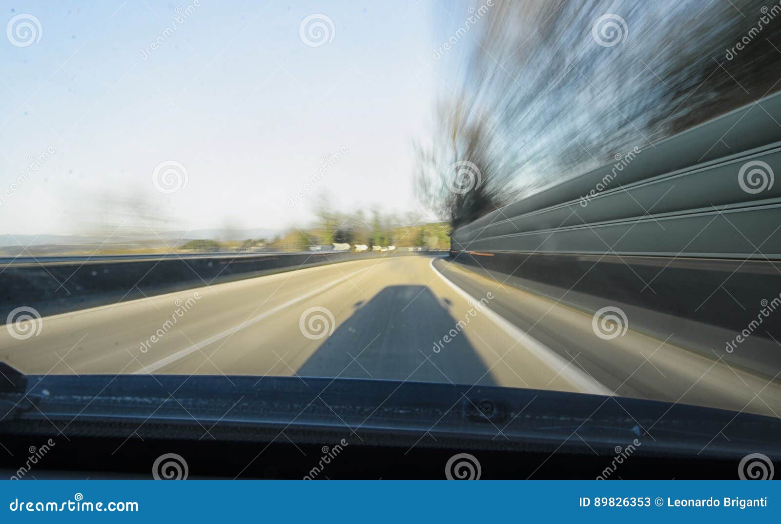 Too fast on the freeway stock image. Image of road, italy - 89826353