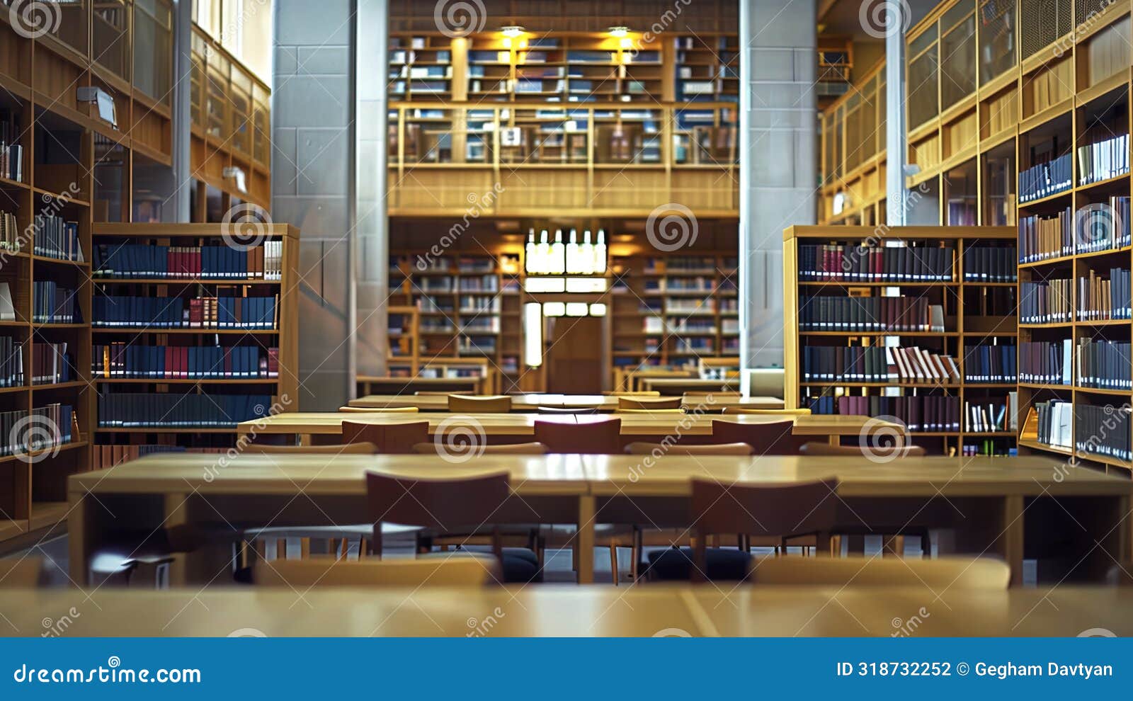 Too Many Books in the Library, Library Inside, Modern Library Interior ...