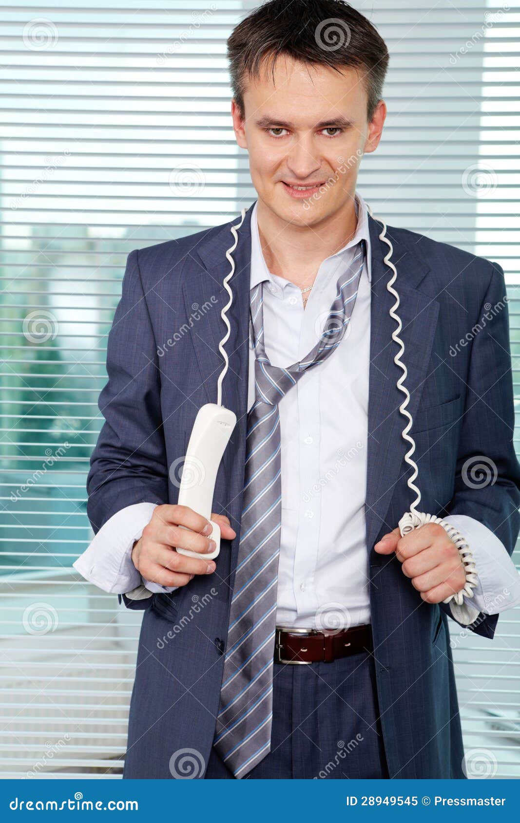 Too many calls stock image. Image of businessman, positive - 28949545