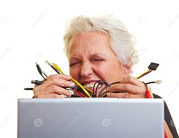 Too many computer cables stock image. Image of citizen - 12941363