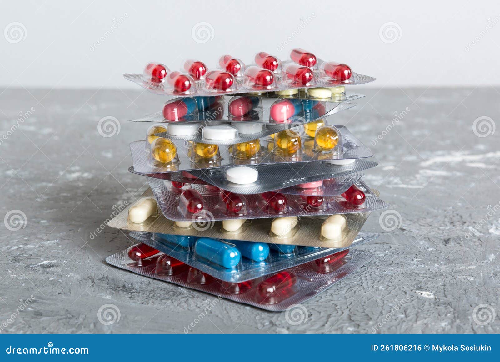 Too Many Different Pill Cartridges Stacked. Selective Focus. Packs of ... Too Many Different Pill Cartridges Stacked. Selective Focus. Packs of ...