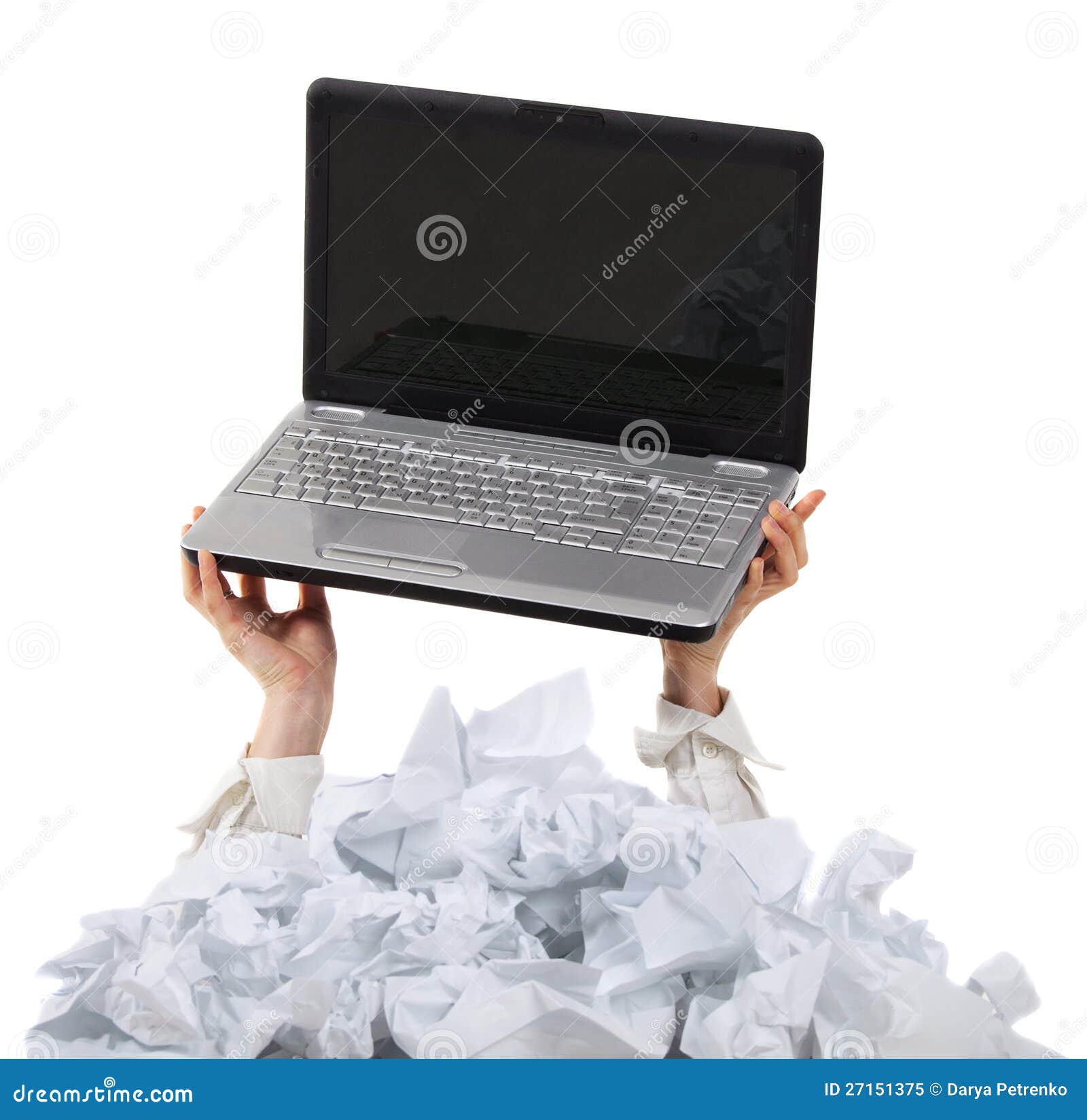 Too Many Paper Work. Concept Stock Image - Image of person, empty: 27151375