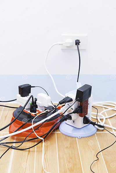 Too many plug stock photo. Image of wall, energy, appliance - 42877136
