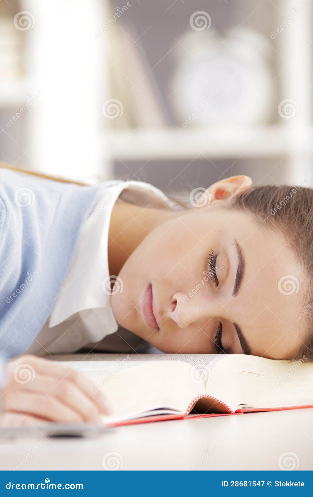 Too Much Homework stock image. Image of adult, bookcase - 28681547