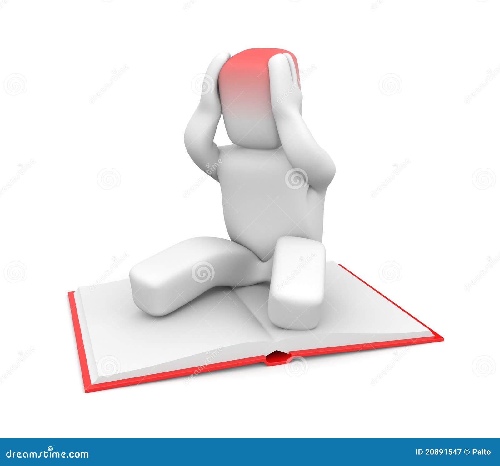 Too much knowledge stock illustration. Illustration of business - 20891547