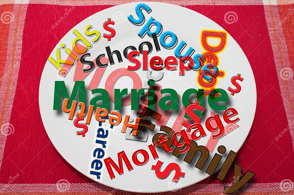 Too much on my plate stock image. Image of people, spouse - 18158079