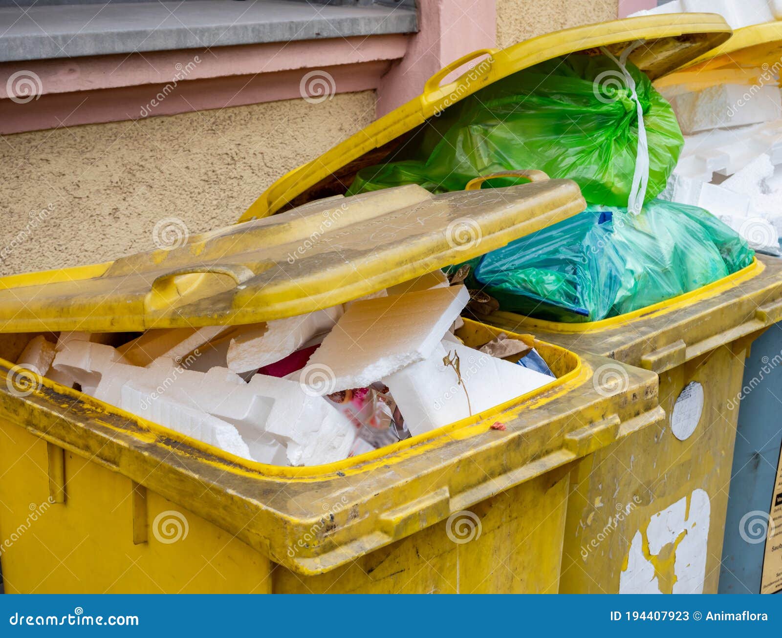 Too Much Plastic Waste Becomes a Problem Stock Image - Image of ecology ...