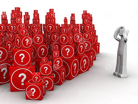 Too Much Problem Stress Concept Stock Illustration - Illustration of ...