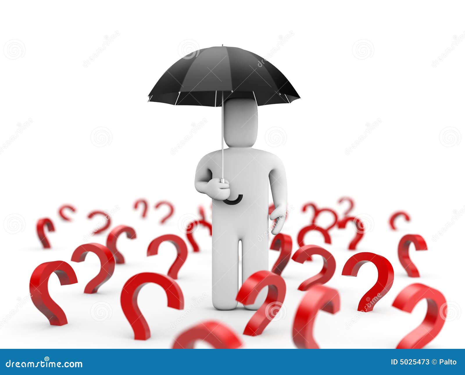 Too much questions stock illustration. Illustration of education - 5025473