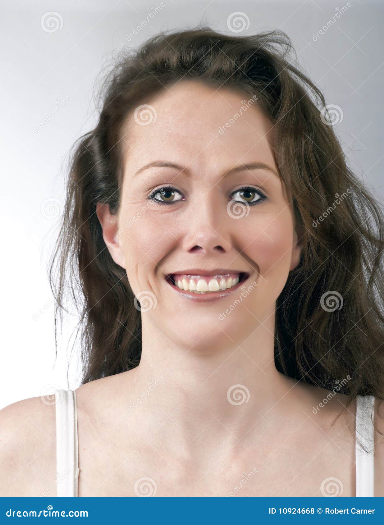 Too much smile stock photo. Image of pretty, profile - 10924668