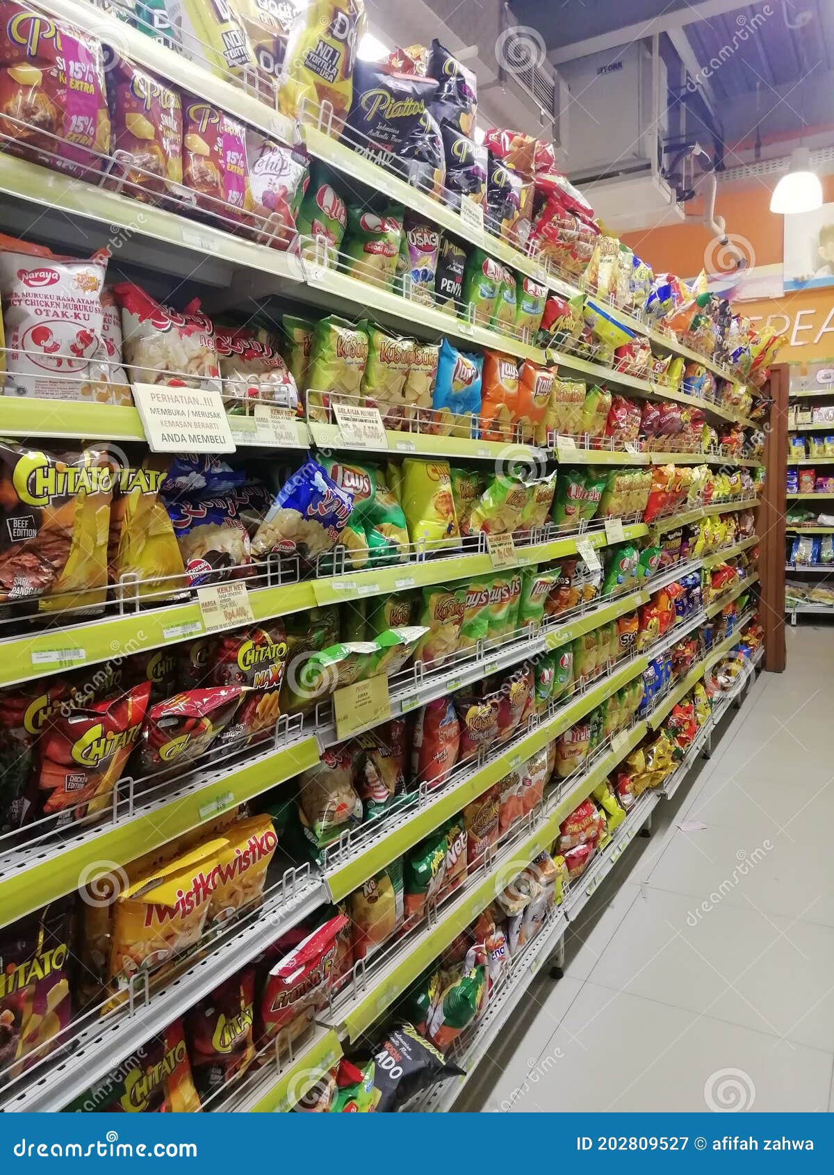 Too Much Snacks Blur in the Supermarket Editorial Photography - Image ...
