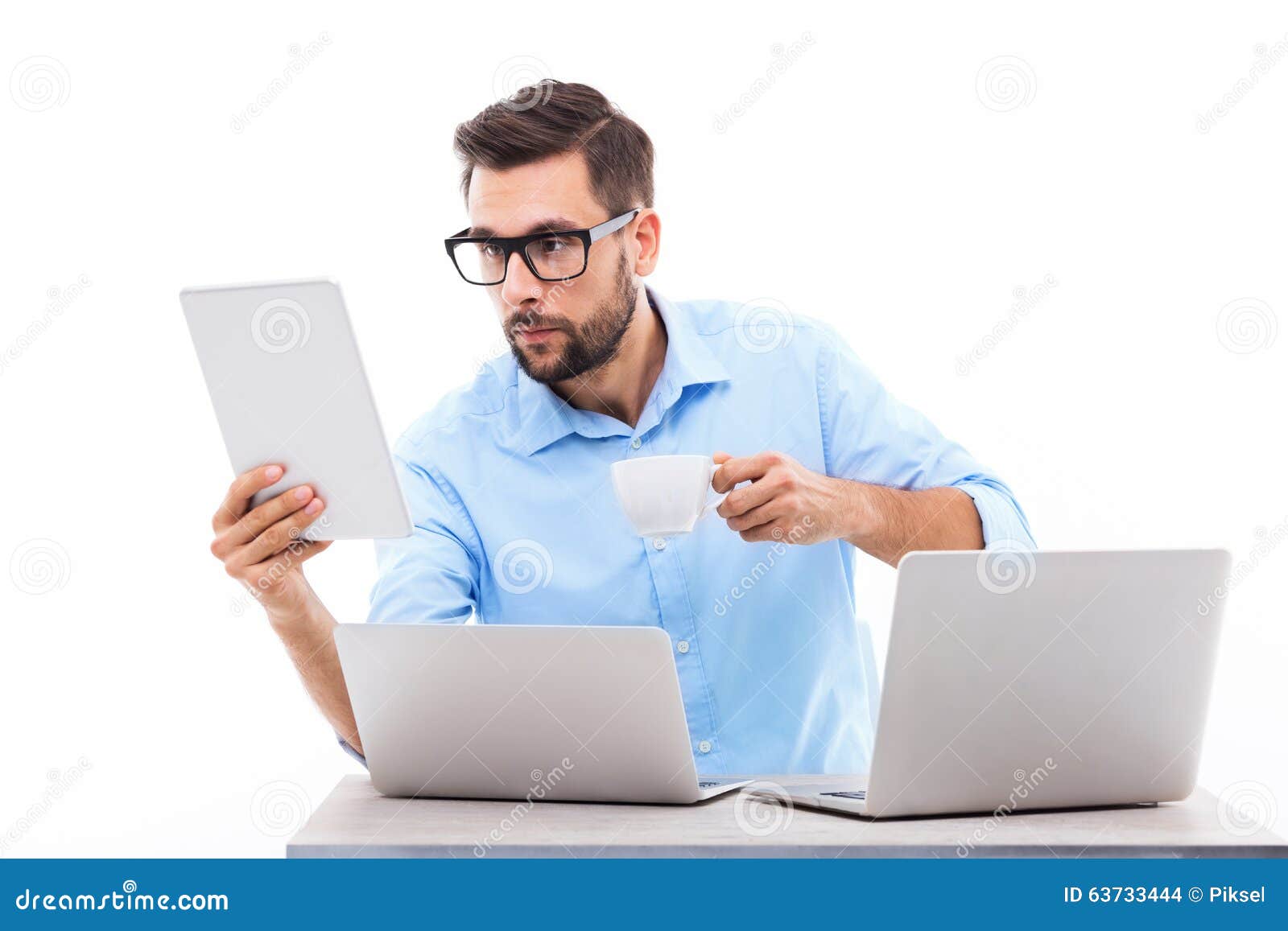 Too much technology stock photo. Image of corporate, adults - 63733444