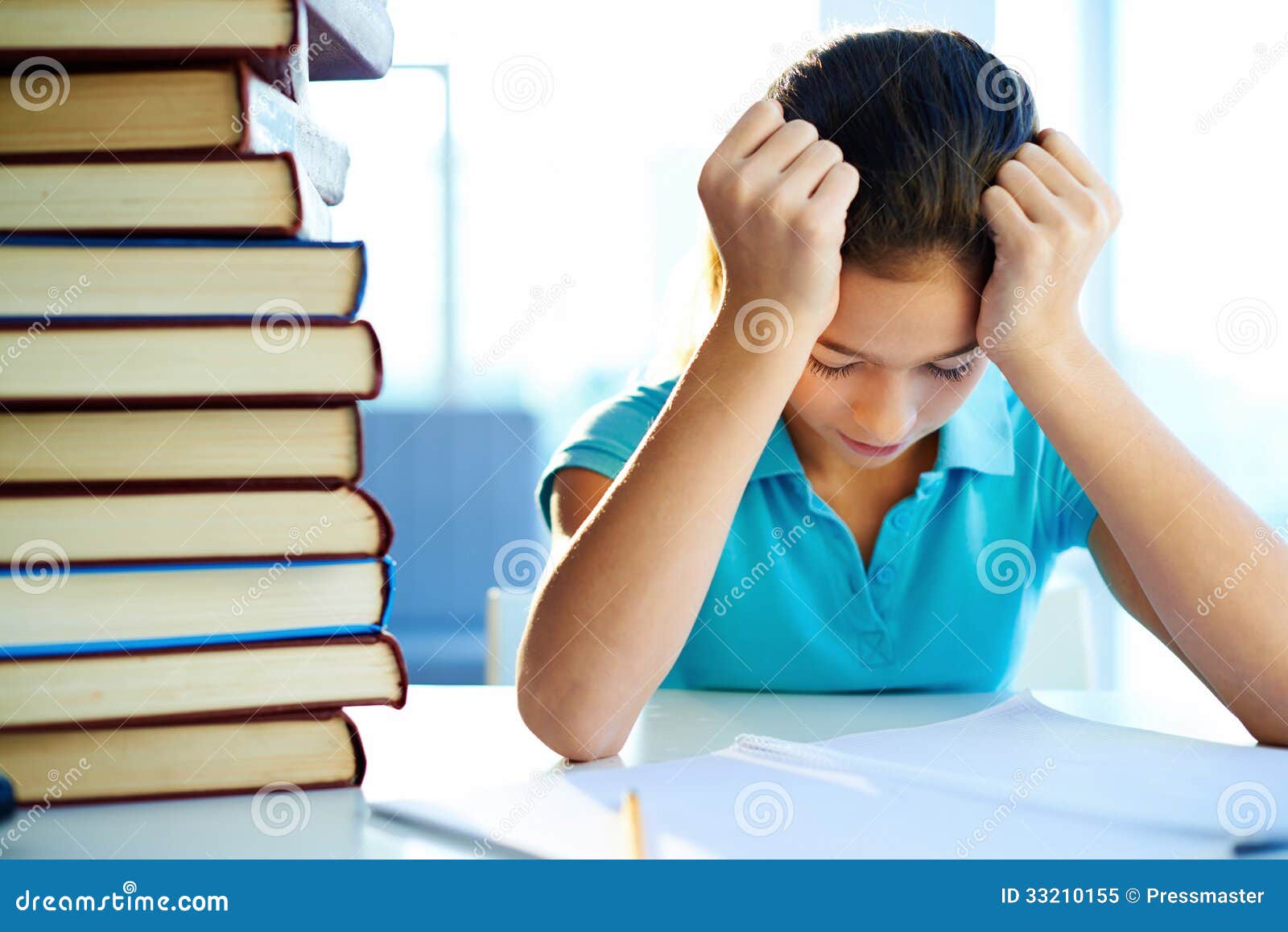 Too much to learn stock image. Image of book, pretty - 33210155