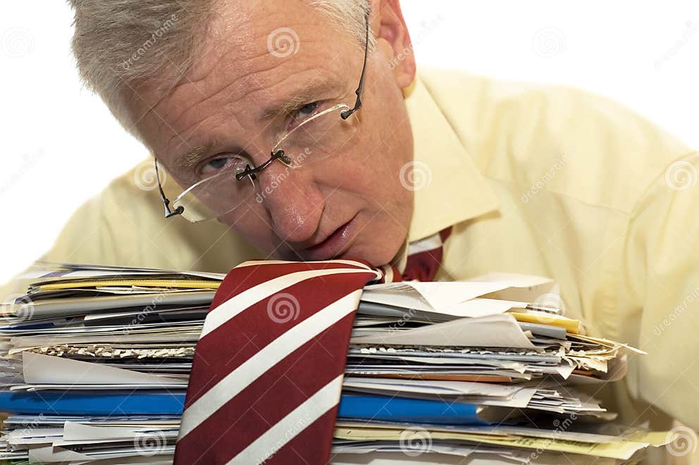 Too much work stock photo. Image of tired, male, working - 1925410