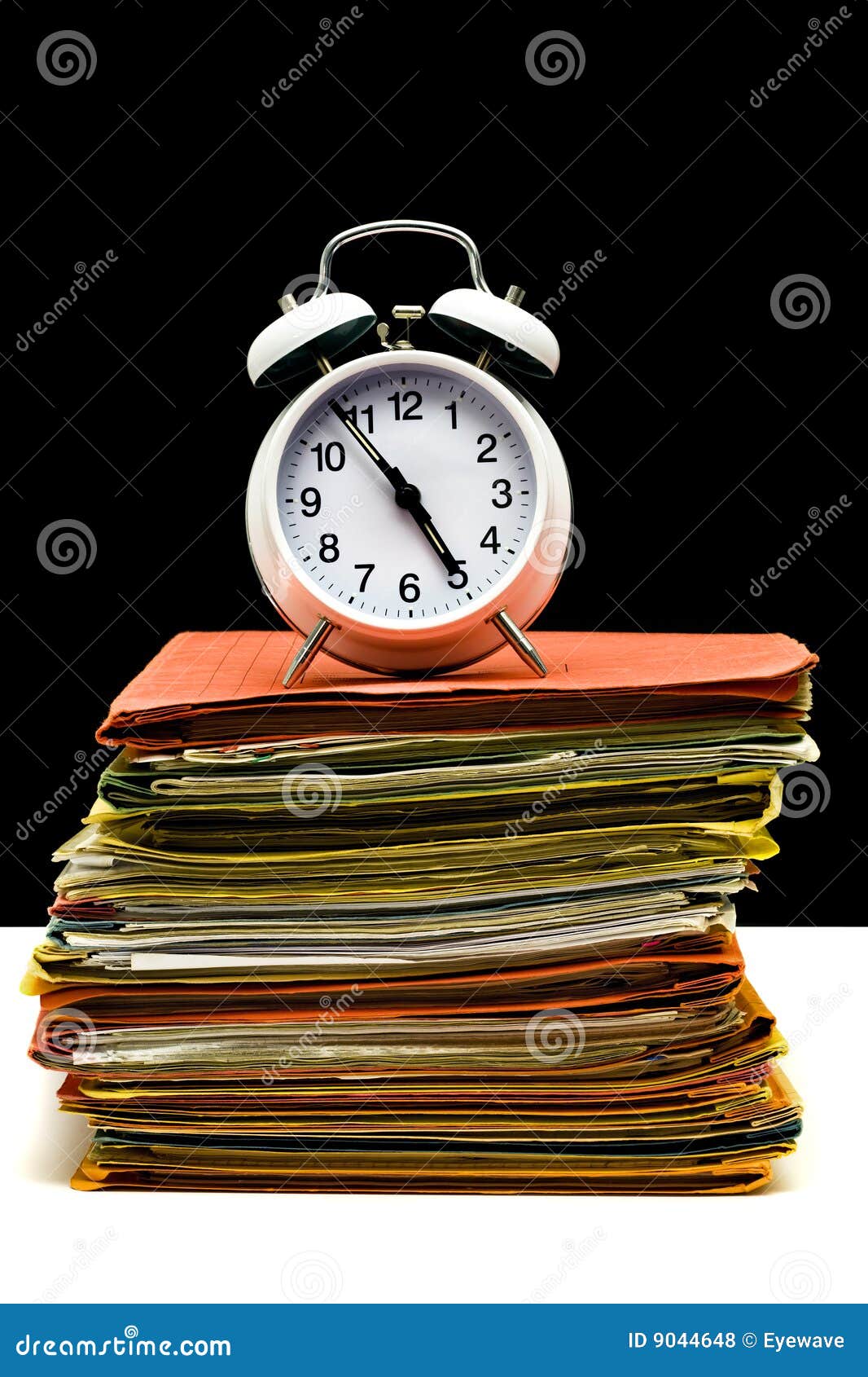 Too Much Work, Too Little Time Stock Photo - Image of data, clock: 9044648