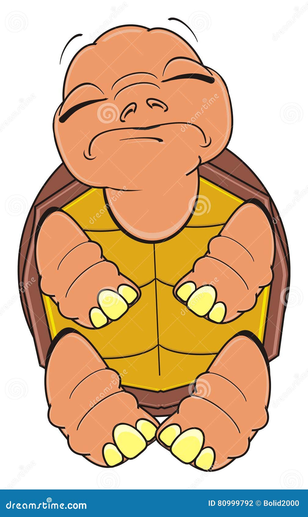 Too sad turtle stock illustration. Illustration of cartoon - 80999792