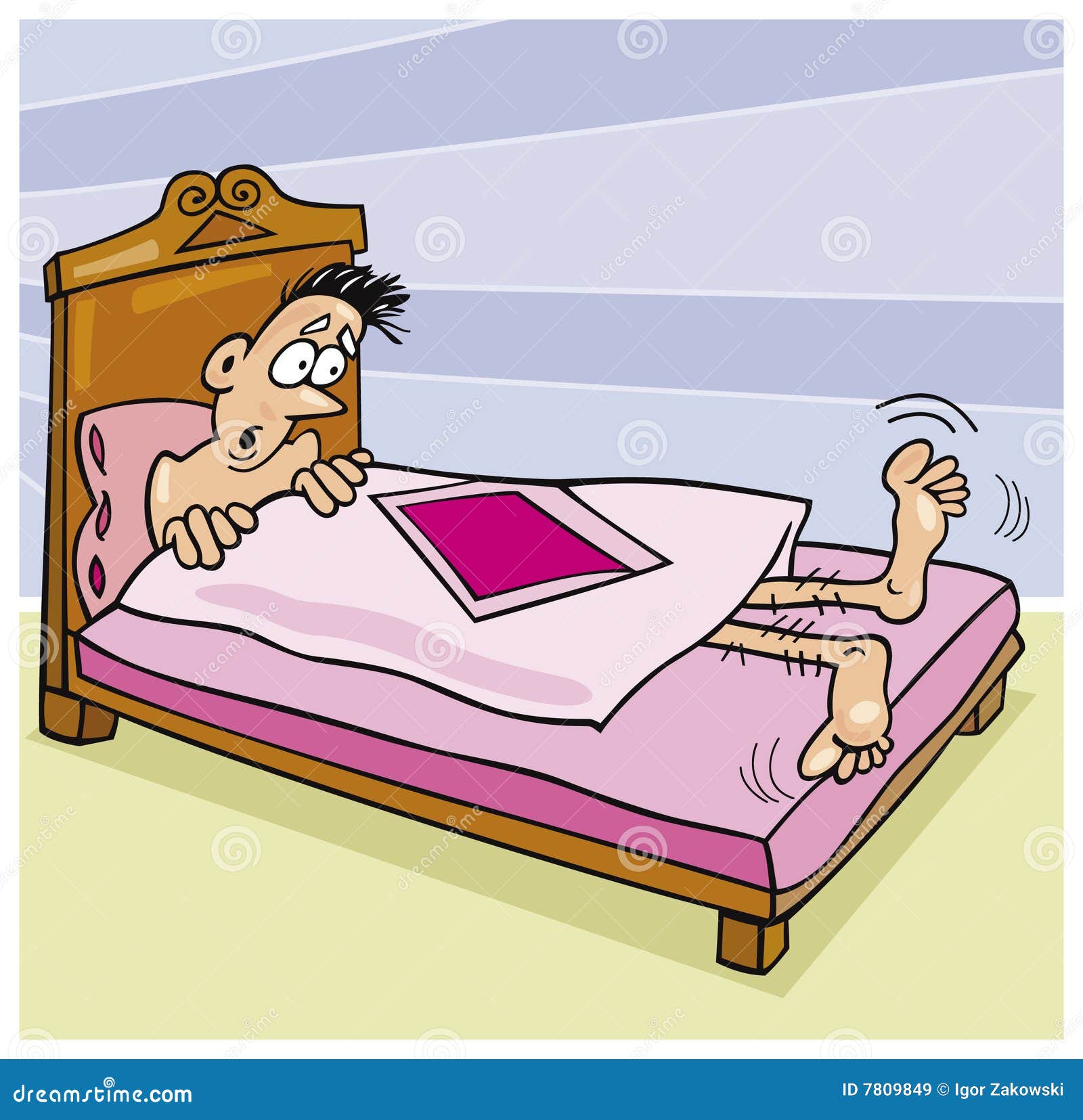 Too short quilt stock vector. Illustration of cartoon - 7809849