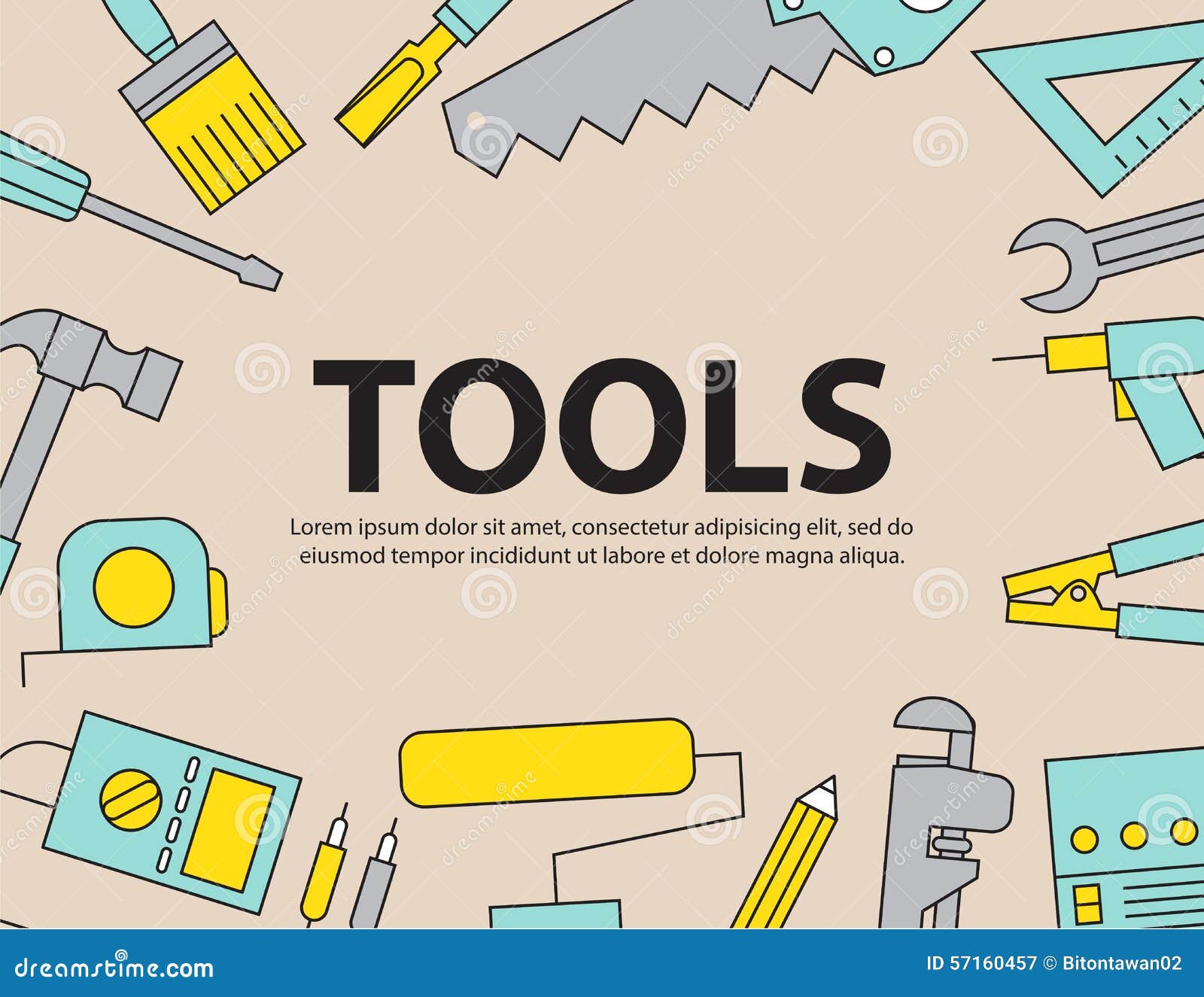 Tool Background Equipment ,vector Stock Vector - Illustration of ...