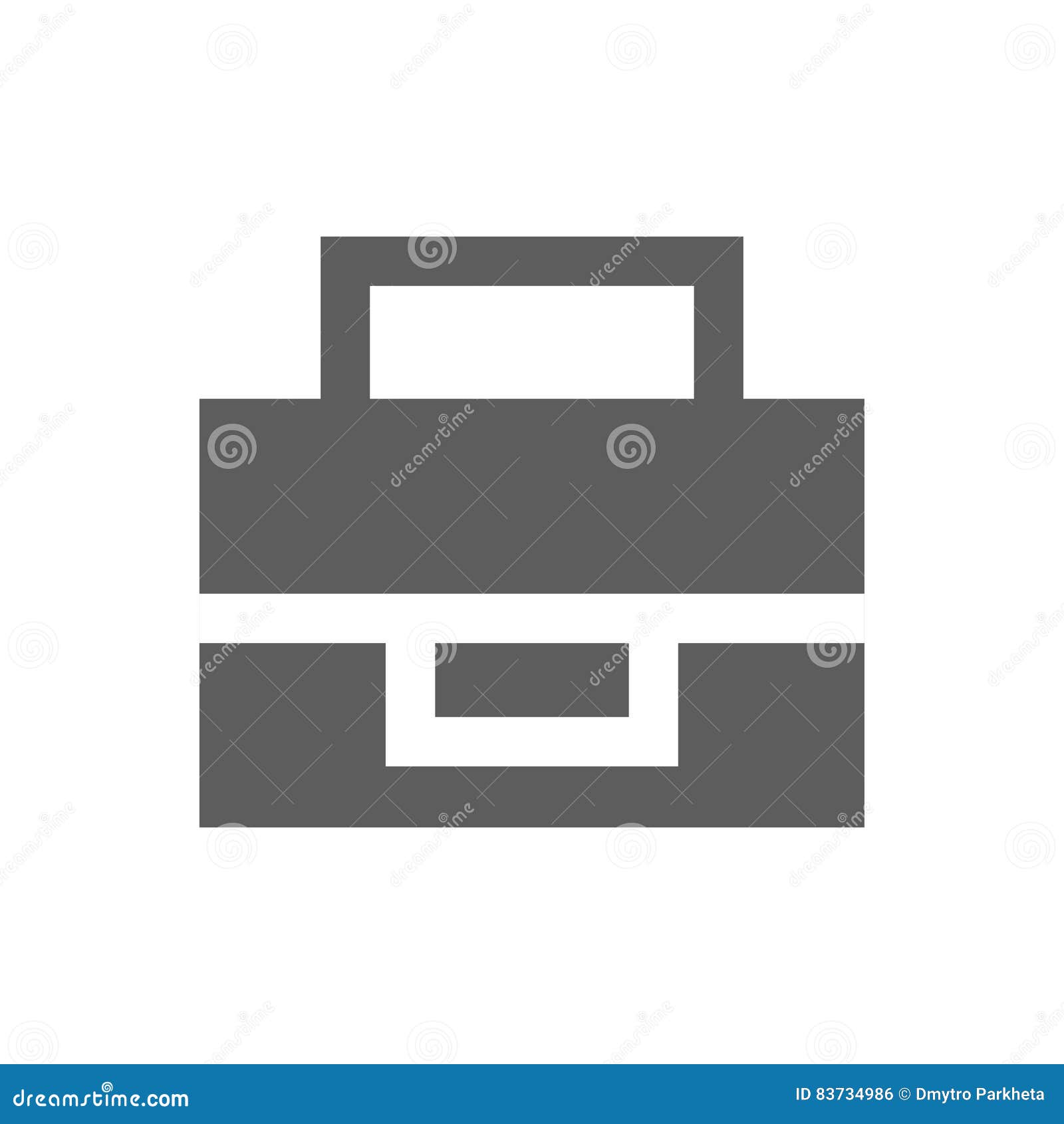 Tool bag icon stock vector. Illustration of storage, maintenance - 83734986