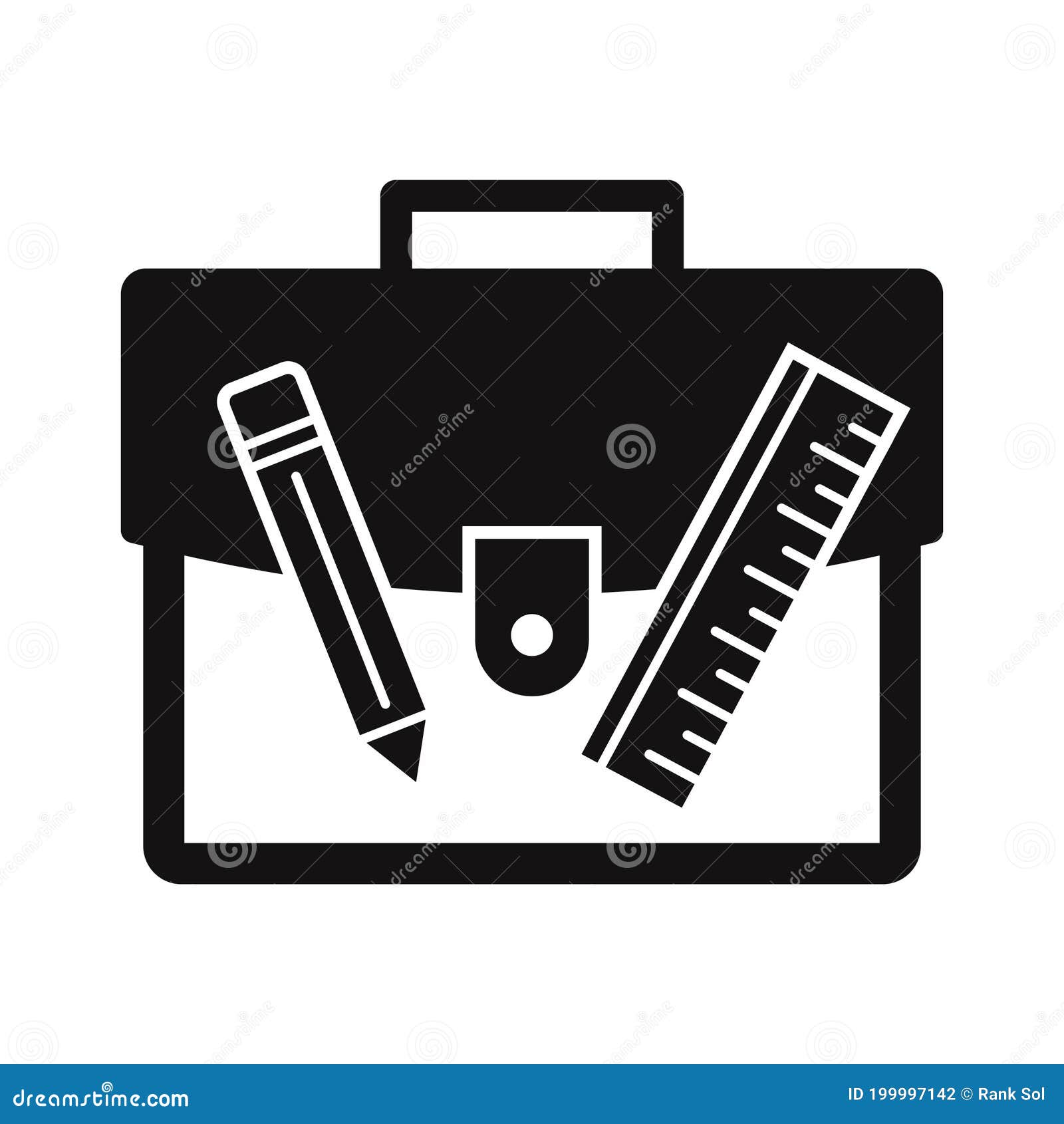 Tool Bag Vector Icon Which Can Easily Modify or Edit Stock Vector ...