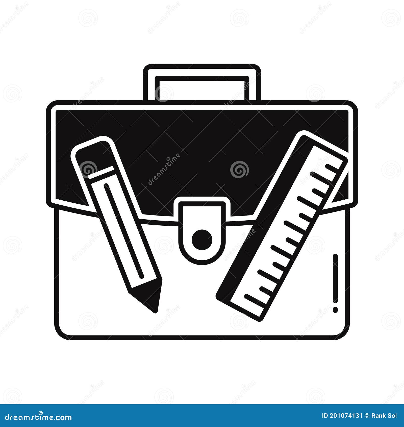Tool Bag Vector Icon Which Can Easily Modify or Edit Stock Vector ...