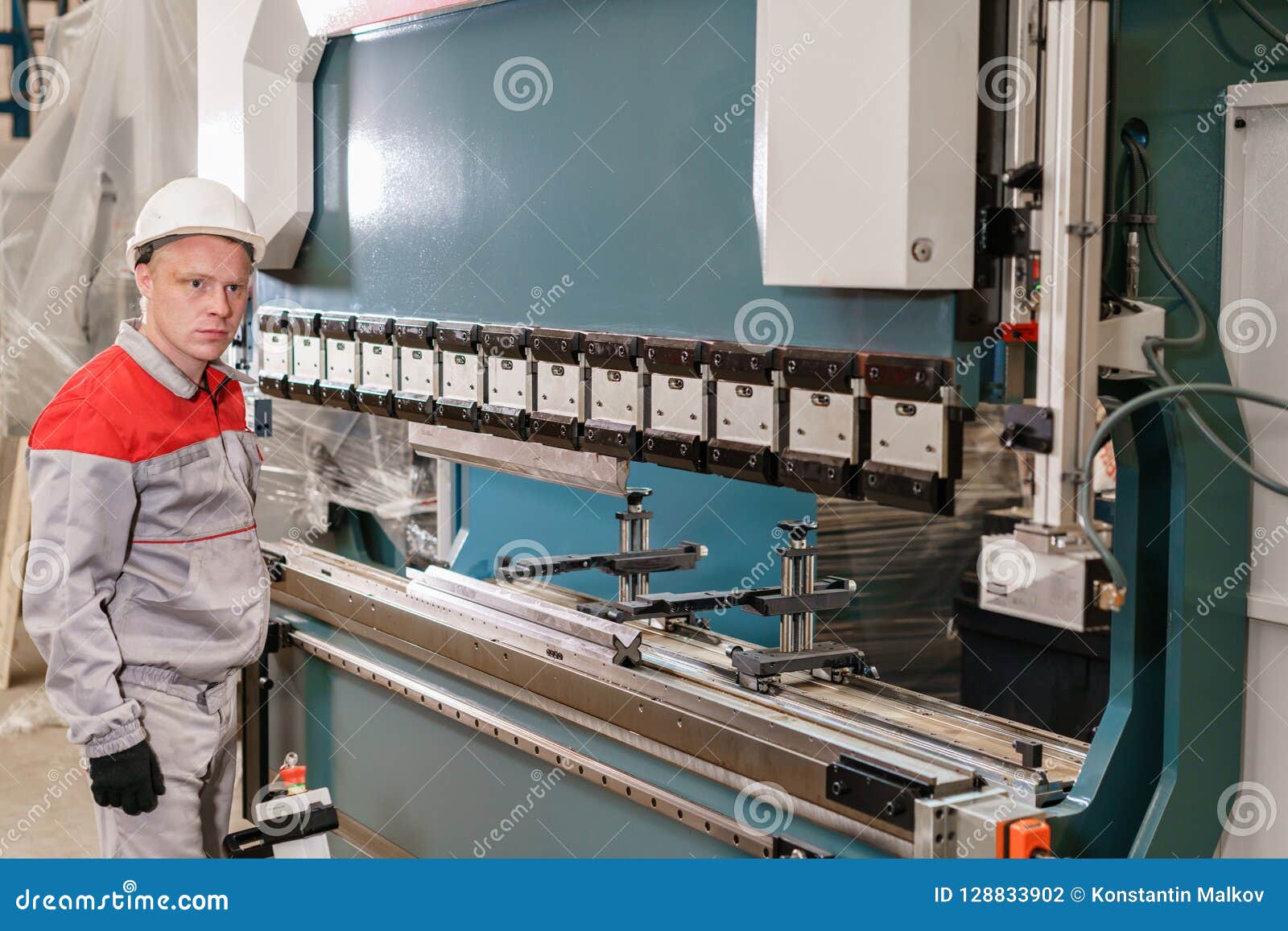 Tool and Bending Equipment for Sheet Metal. Manufacture Workshop ...