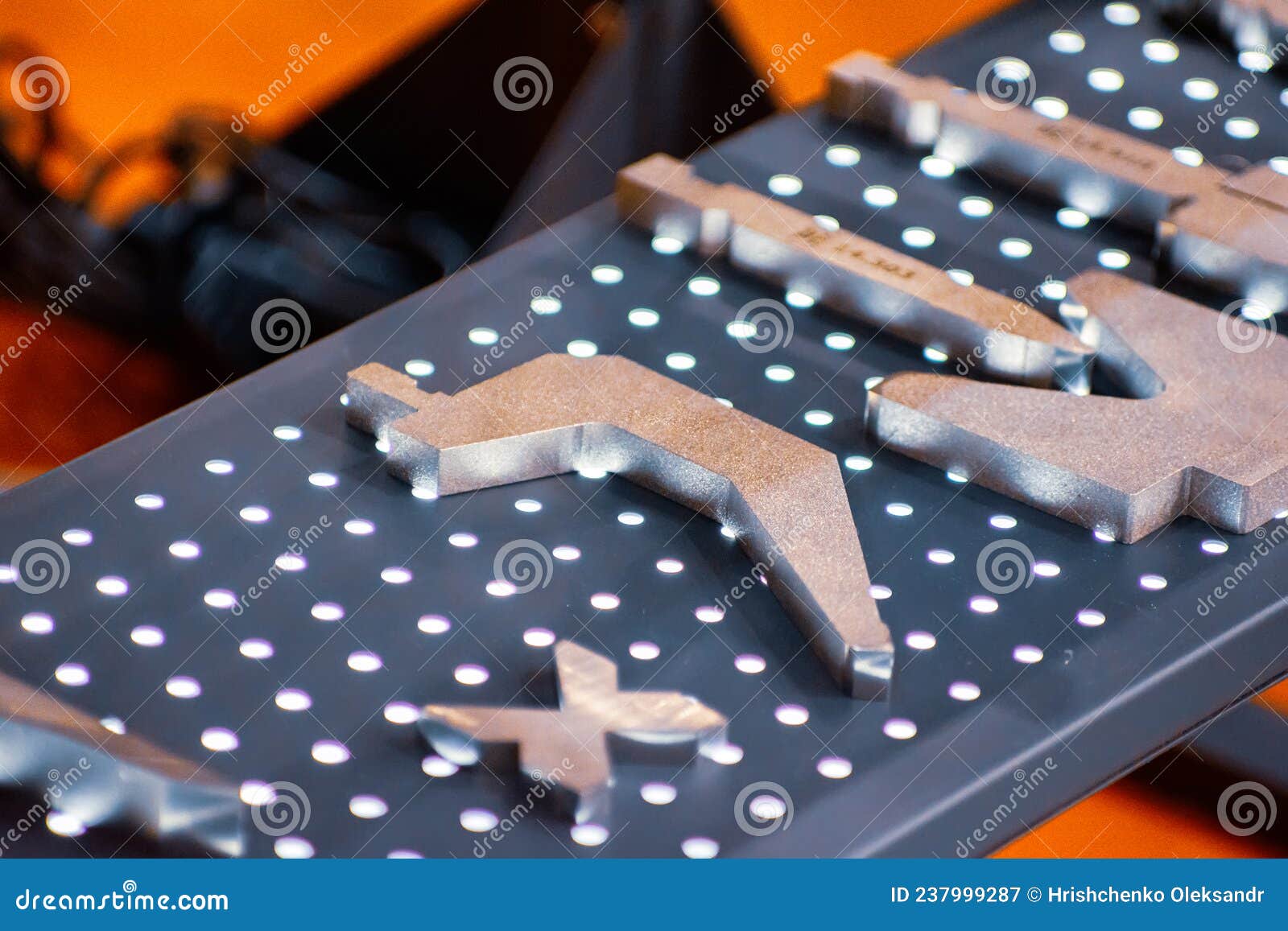 Tool for Bending Sheet Metal. Punching and Shaping Tool of Coordinate ...