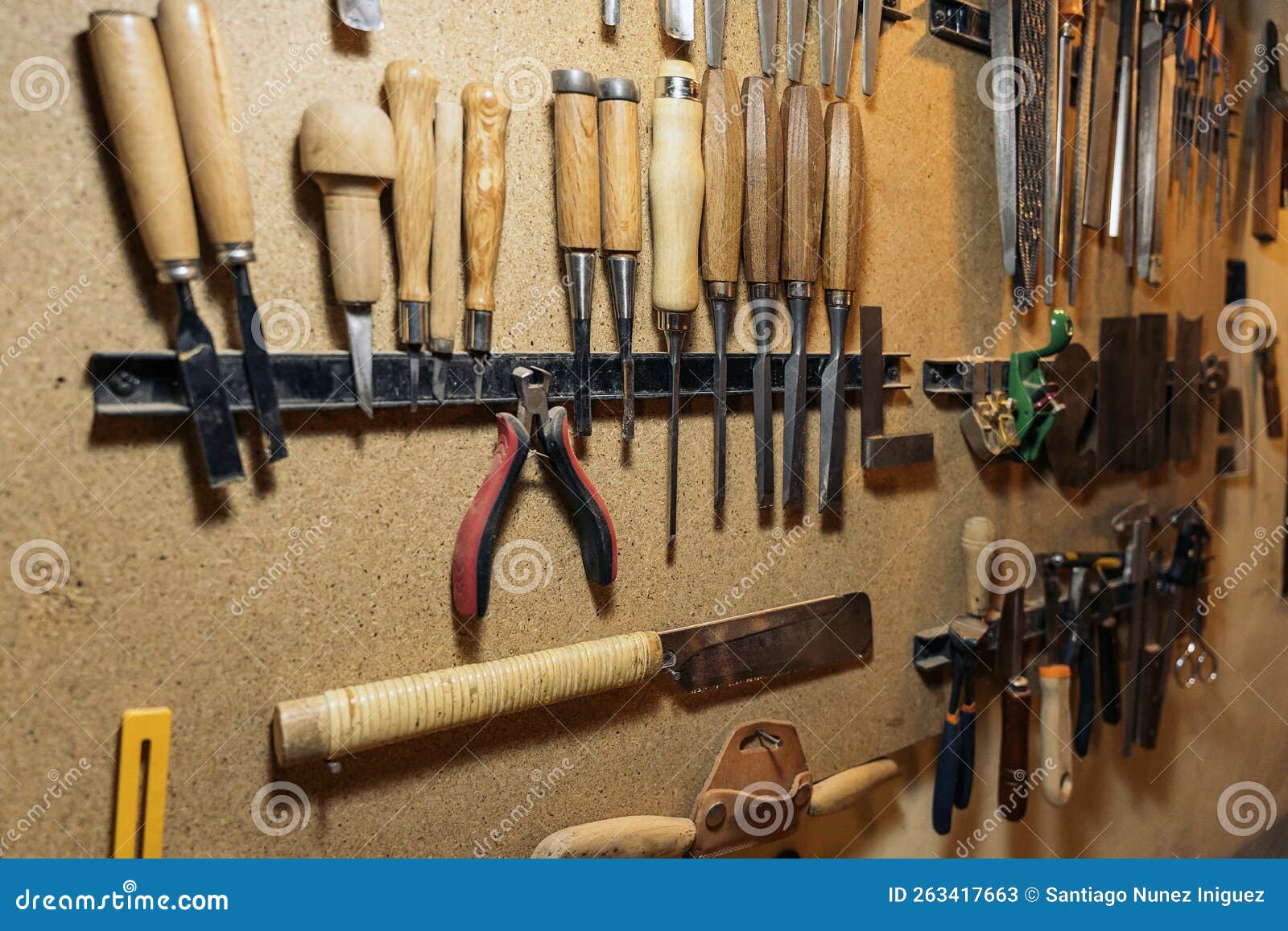 Tool Board Close Up stock image. Image of close, crafting - 263417663