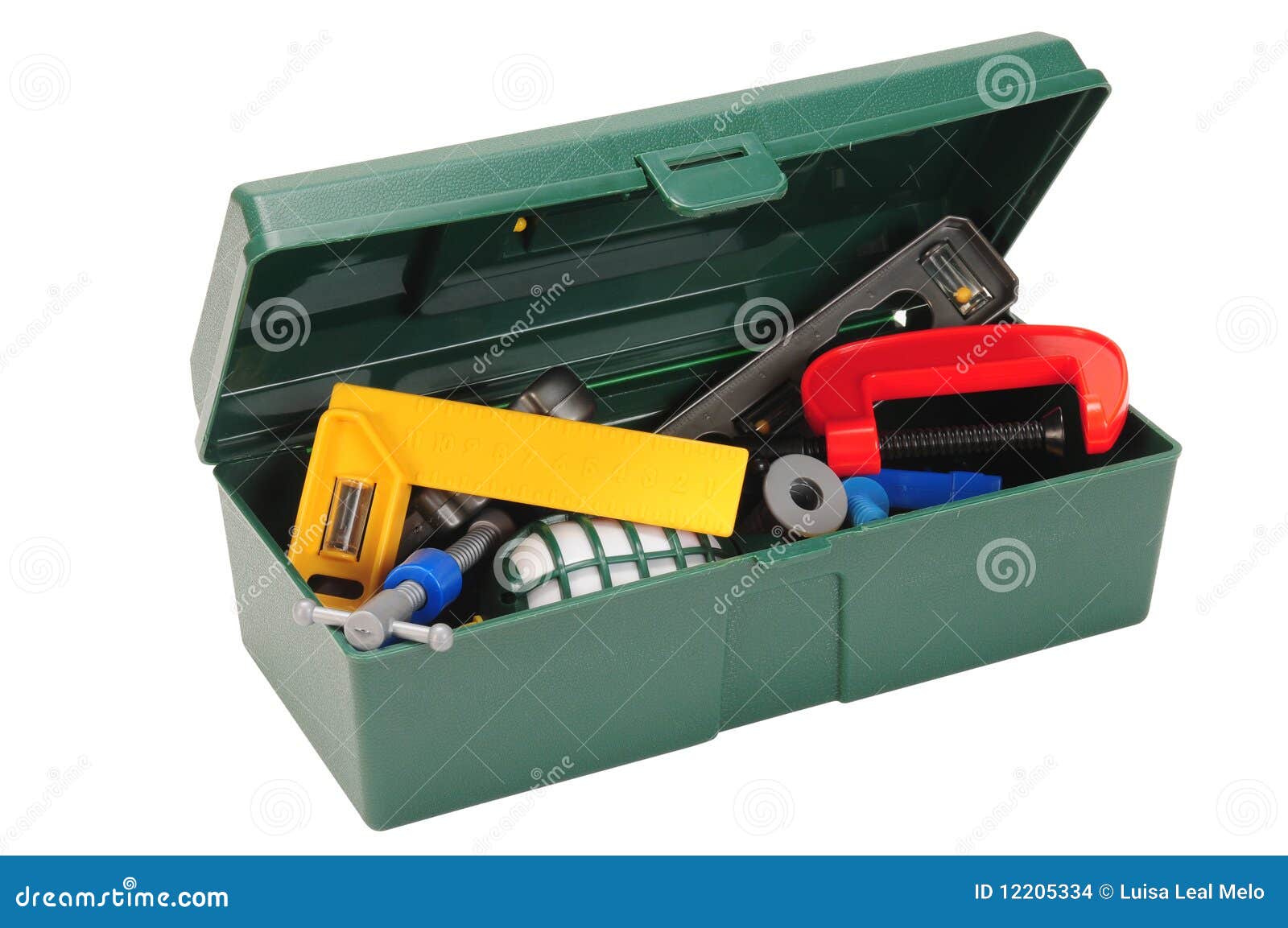 Tool box. stock photo. Image of repair, twist, instrument - 12205334