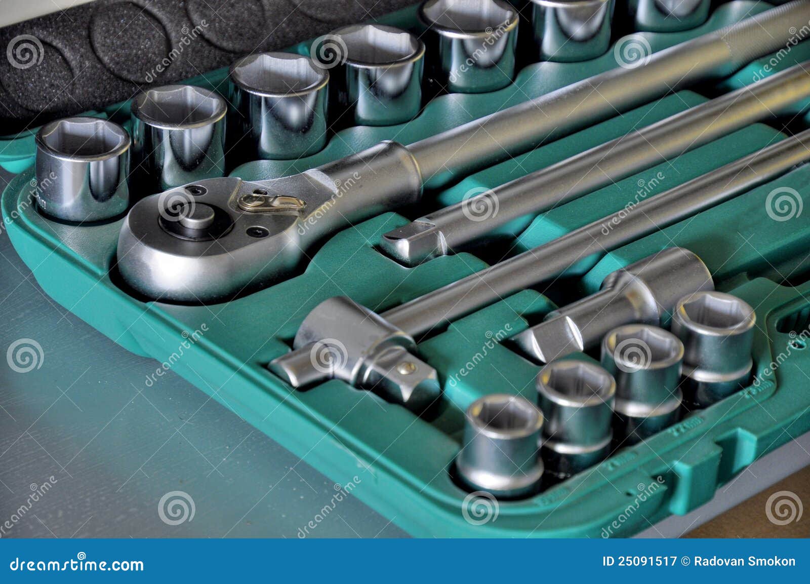 Tool box stock image. Image of handyman, electrician - 25091517