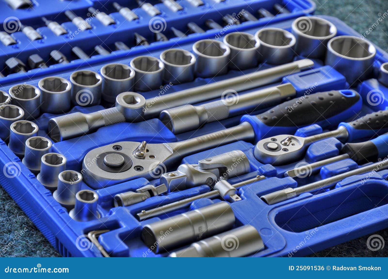 Tool box stock photo. Image of fitted, industry, iron - 25091536