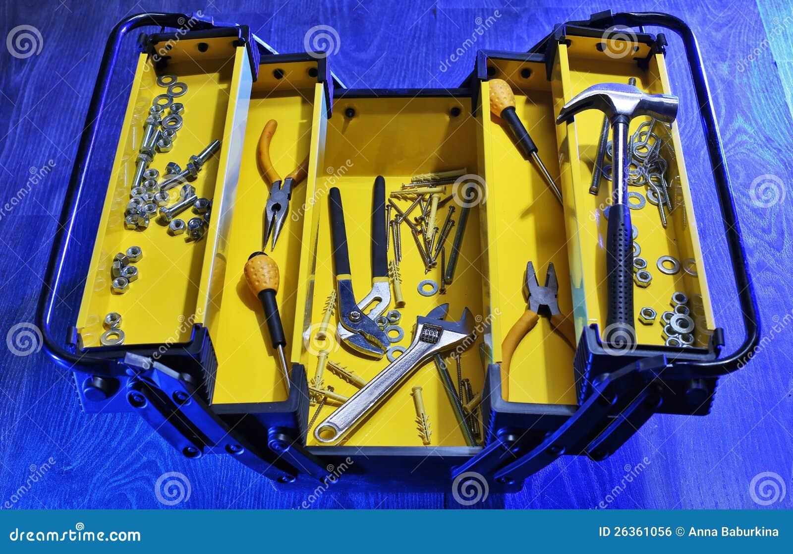 Tool box stock photo. Image of industrial, carpenter - 26361056
