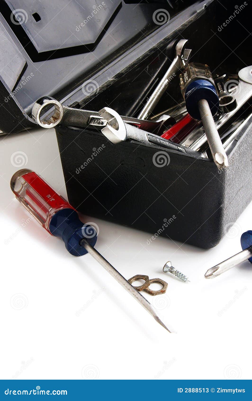 Tool box stock image. Image of twist, construction, rugged - 2888513