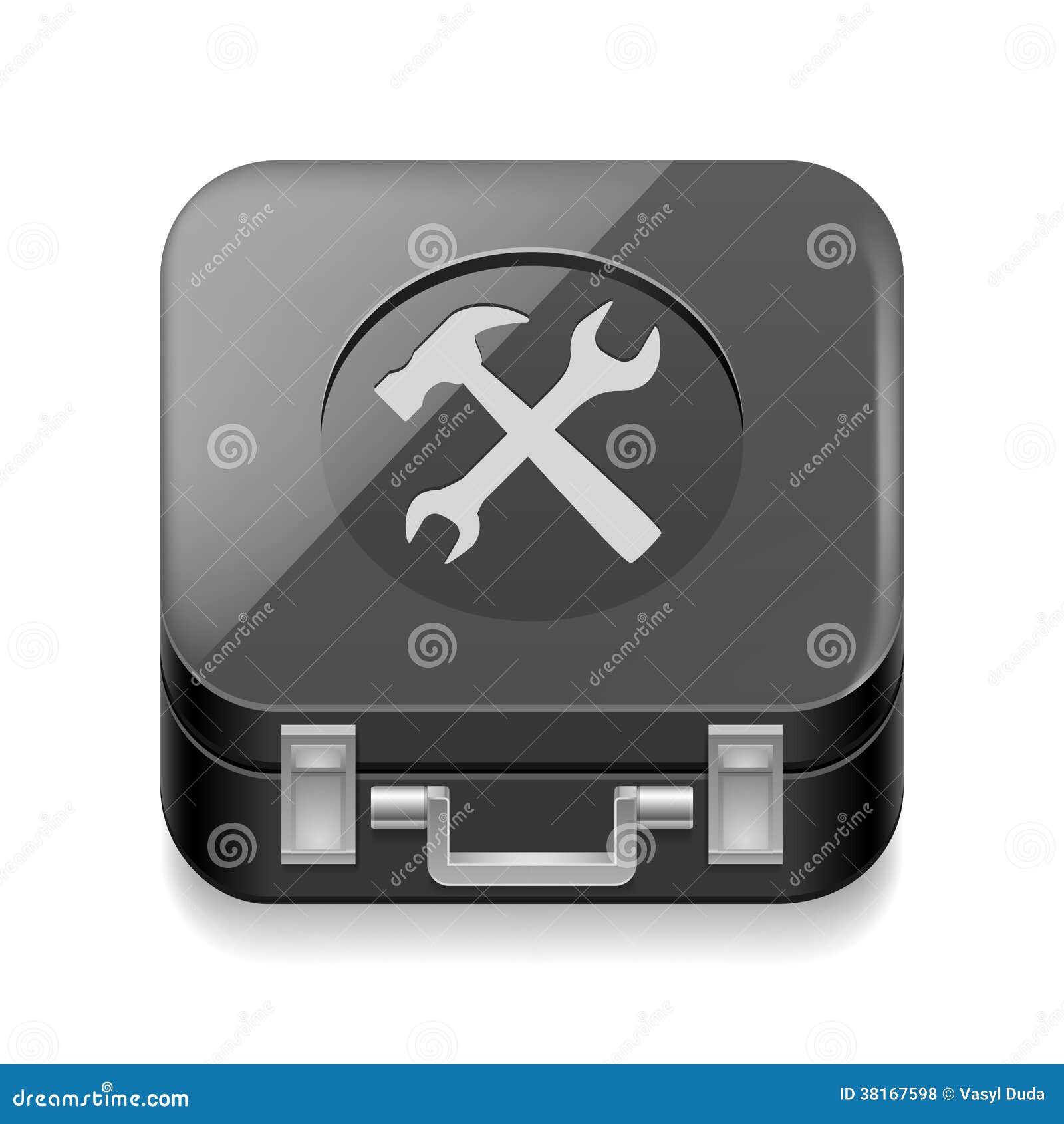 Tool box stock vector. Illustration of equipment, maintenance - 38167598