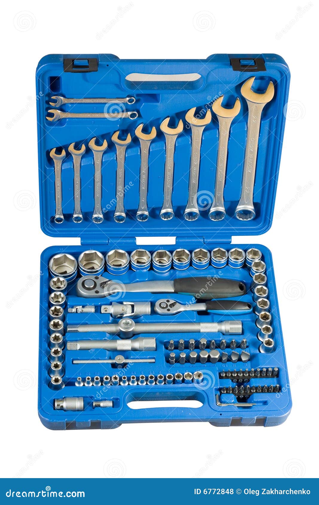 Tool box stock photo. Image of hardware, spanners, white - 6772848