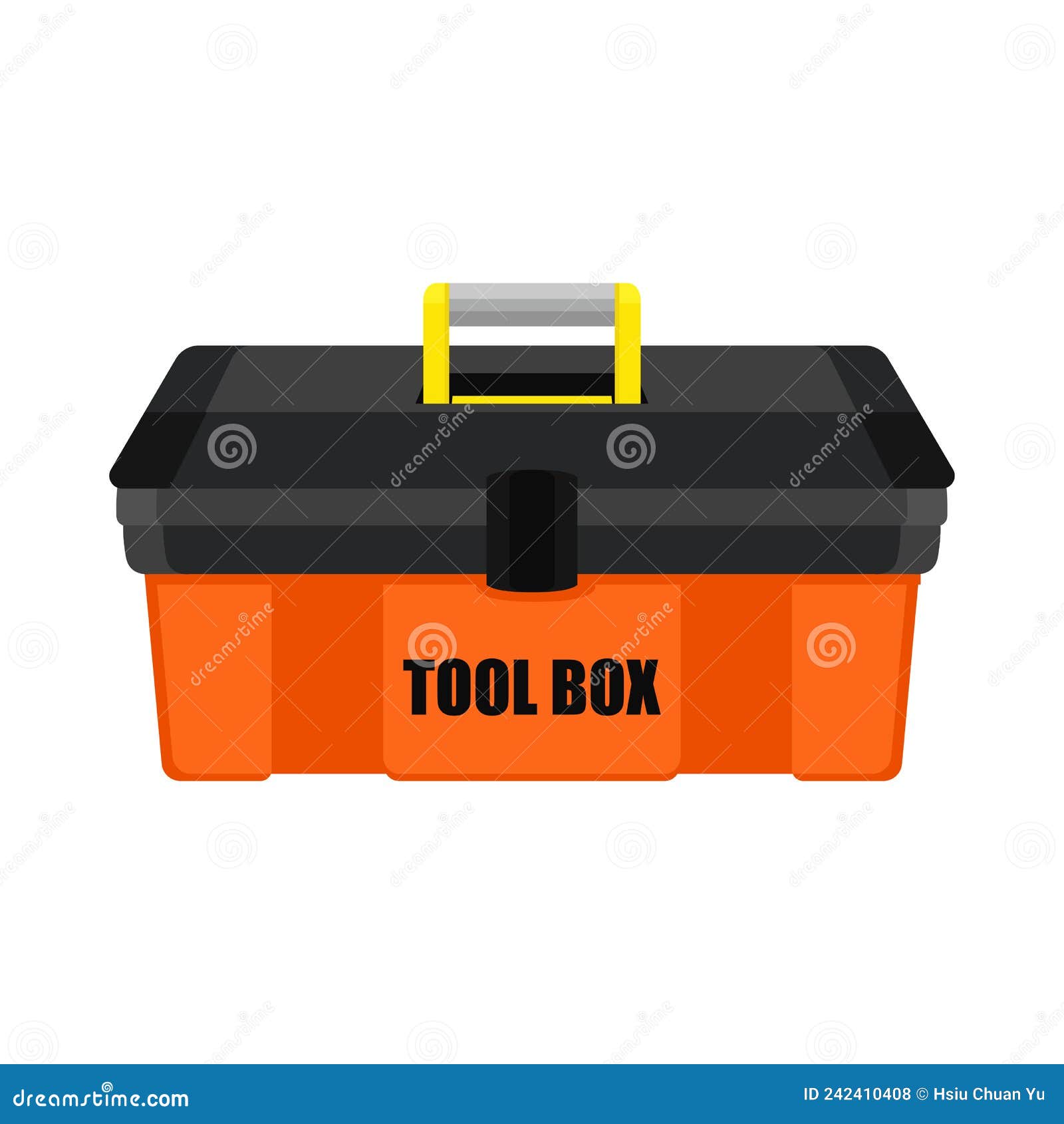 Tool Box Cartoon Vector Illustration Isolated Object Stock Vector ...