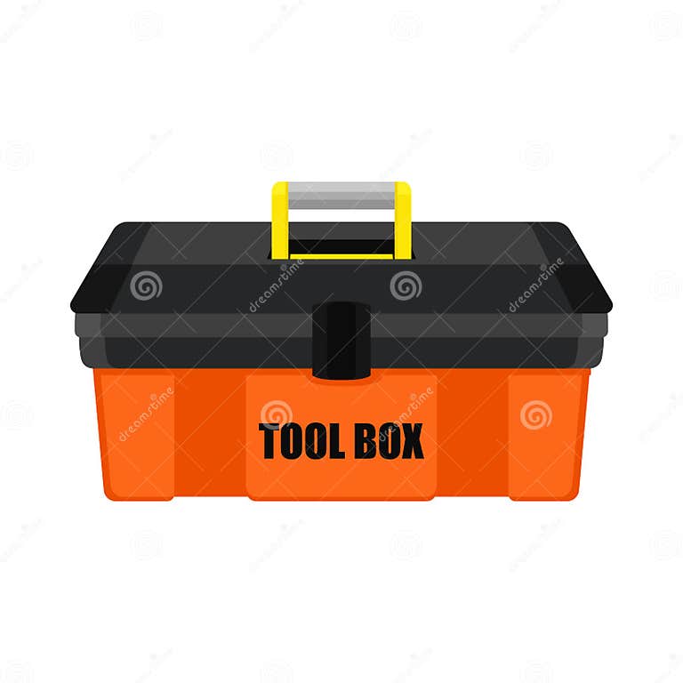 Tool Box Cartoon Vector Illustration Isolated Object Stock Vector ...