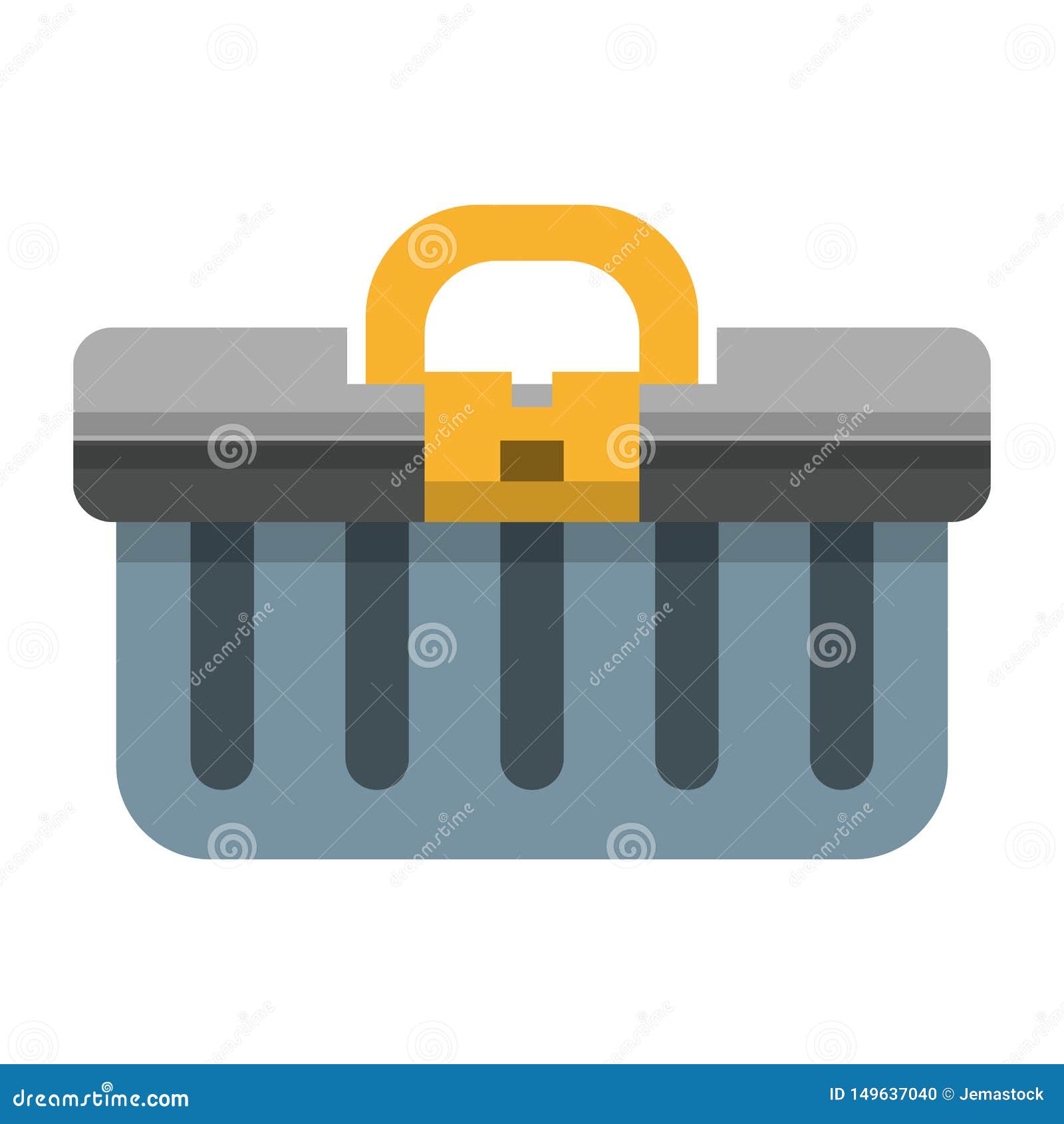 Tool Box Icon Cartoon Isolated Stock Vector - Illustration of ...