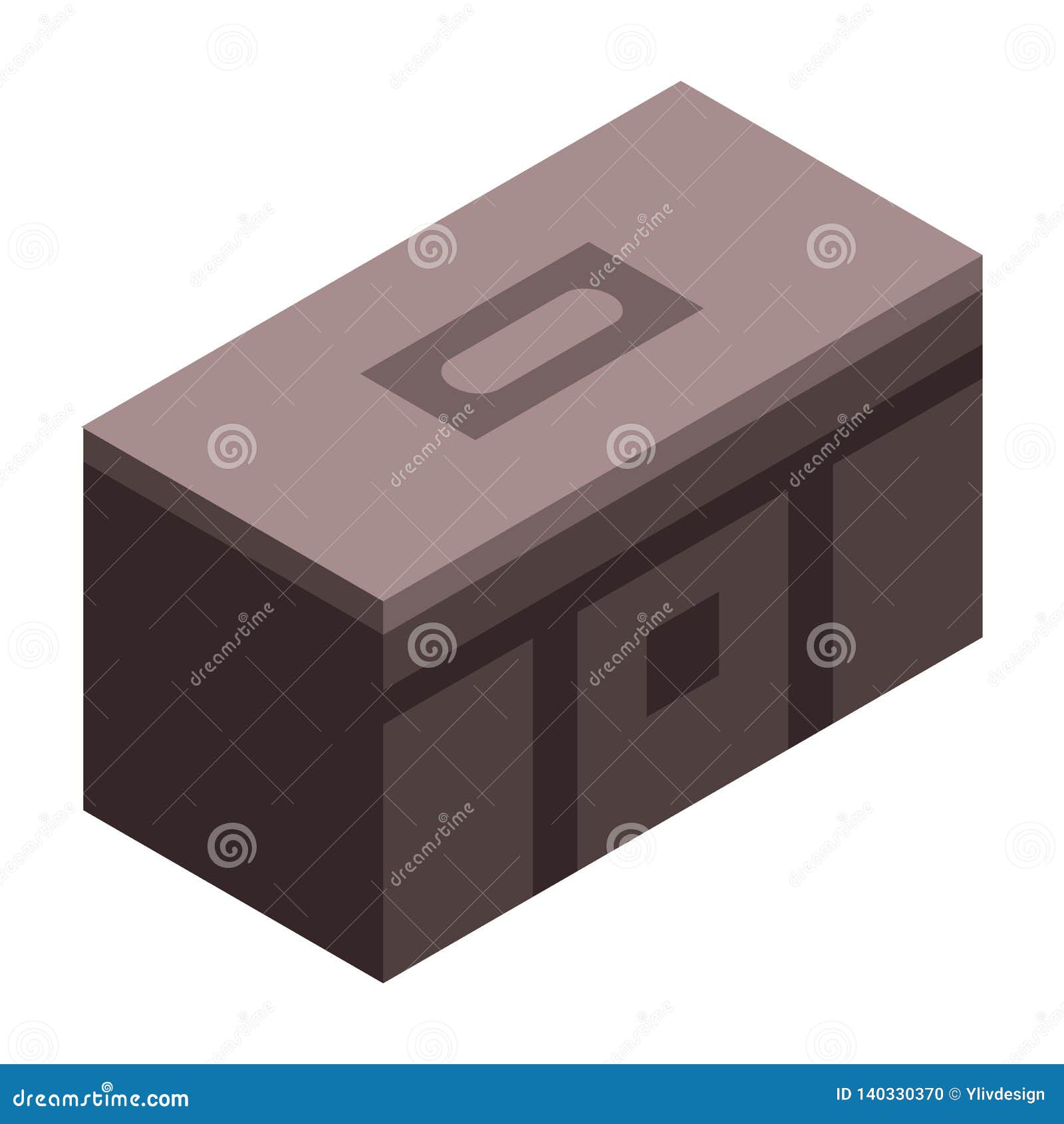 Tool Box Icon, Isometric Style Stock Vector - Illustration of group ...