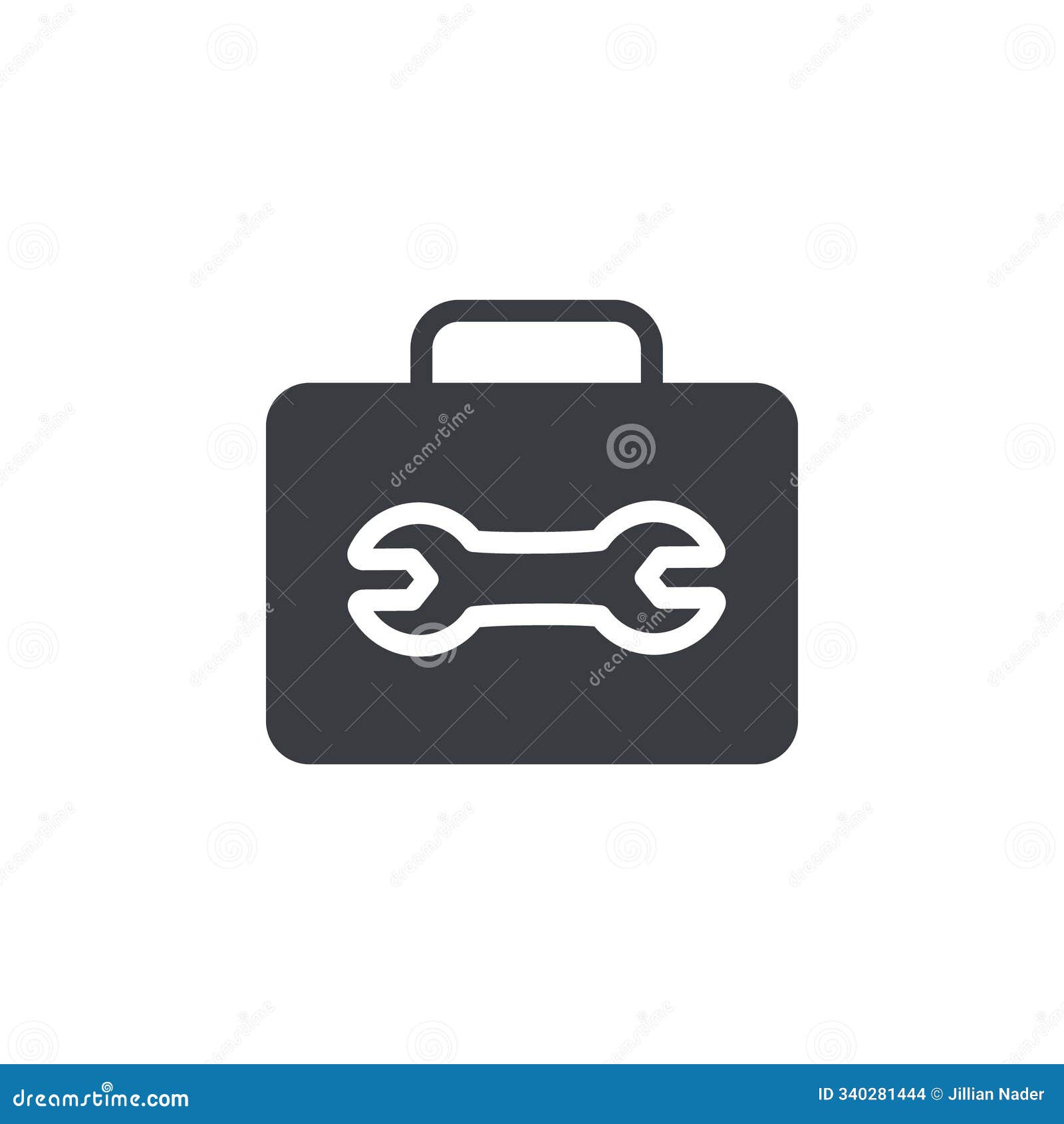 Tool Box Icon Simple Vector Symbol Stock Vector - Illustration of ...