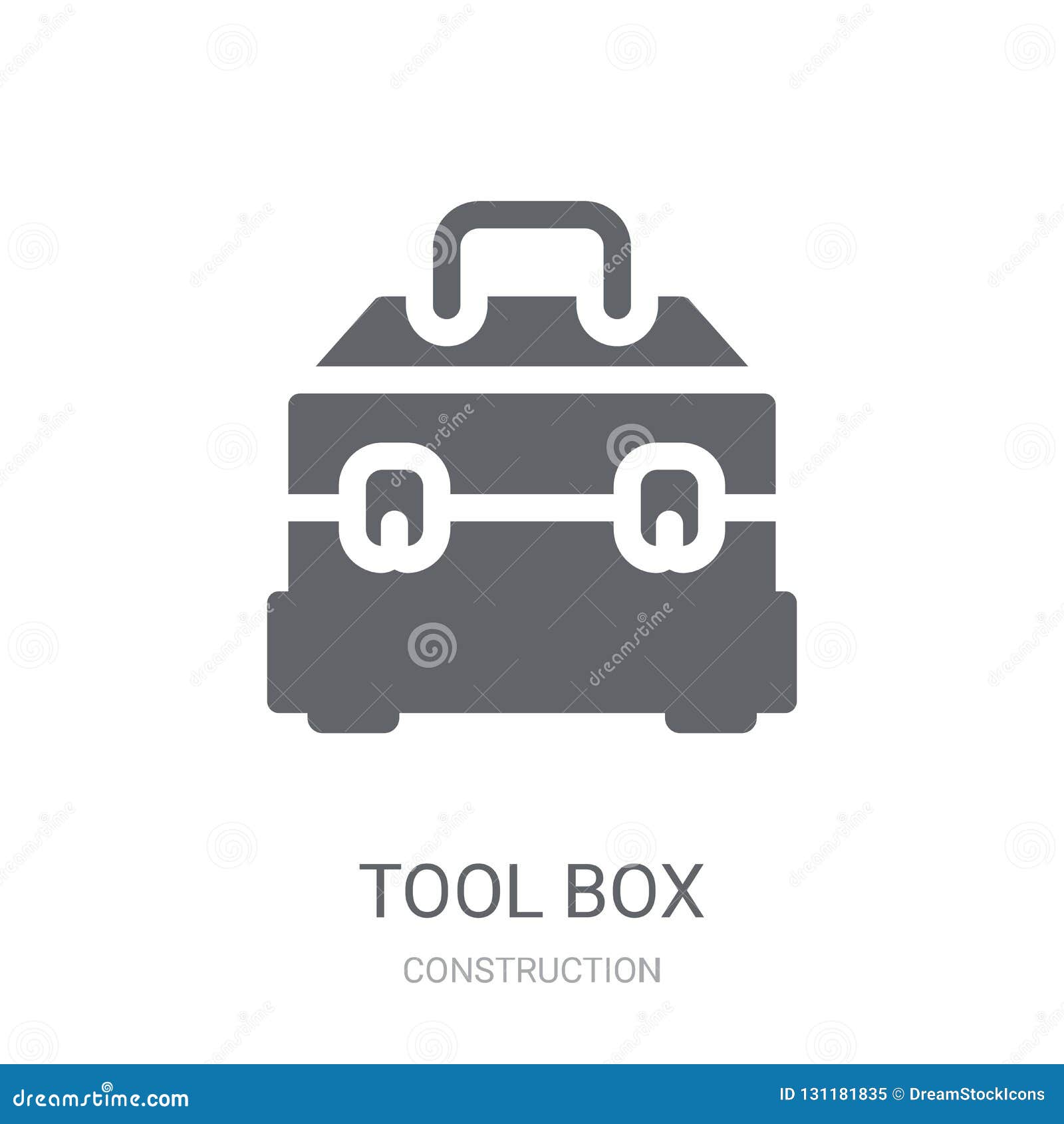 Tool Box Icon. Trendy Tool Box Logo Concept on White Background Stock ...