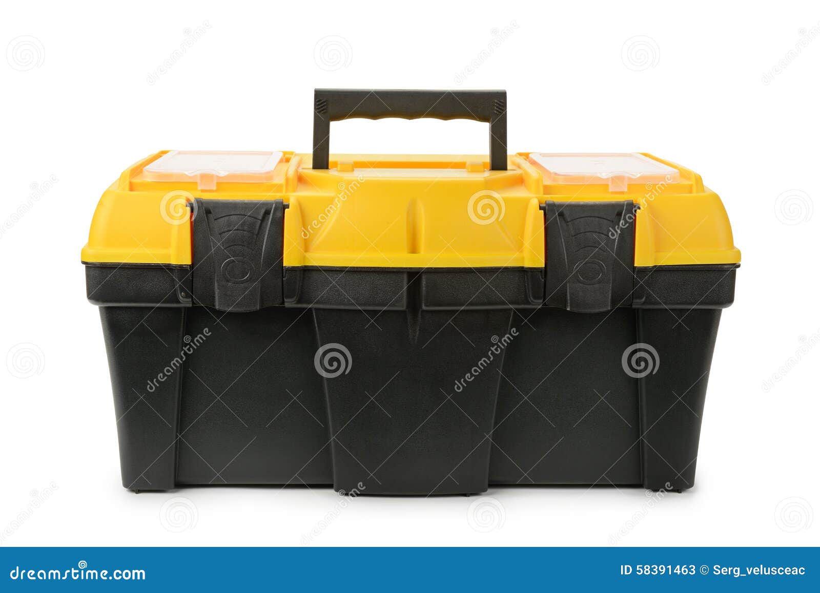 Tool box stock image. Image of black, repair, improvement - 58391463