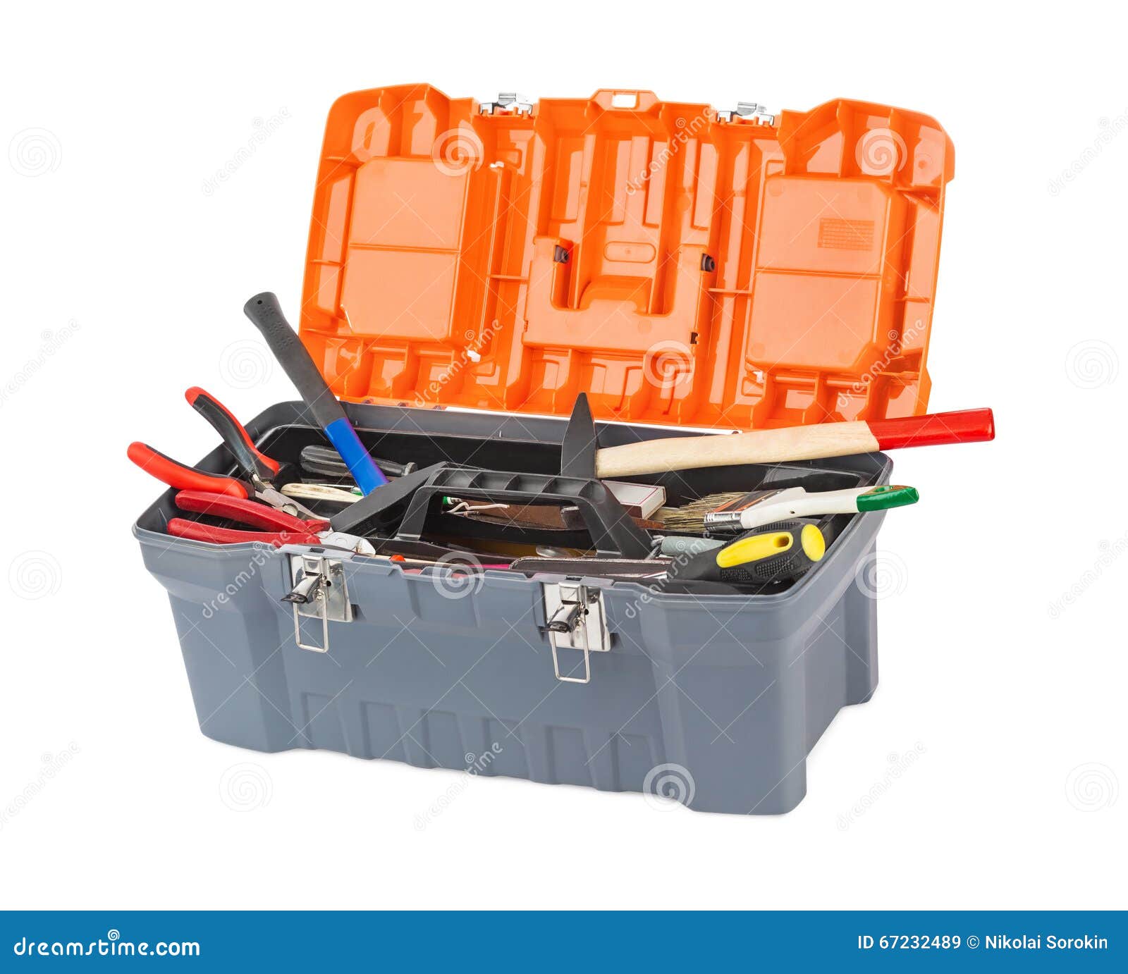 Tool box stock image. Image of home, handle, professional - 67232489