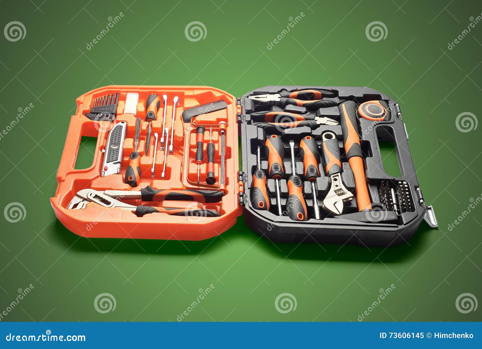 Tool Box Isolated on White Background Stock Image - Image of handyman ...