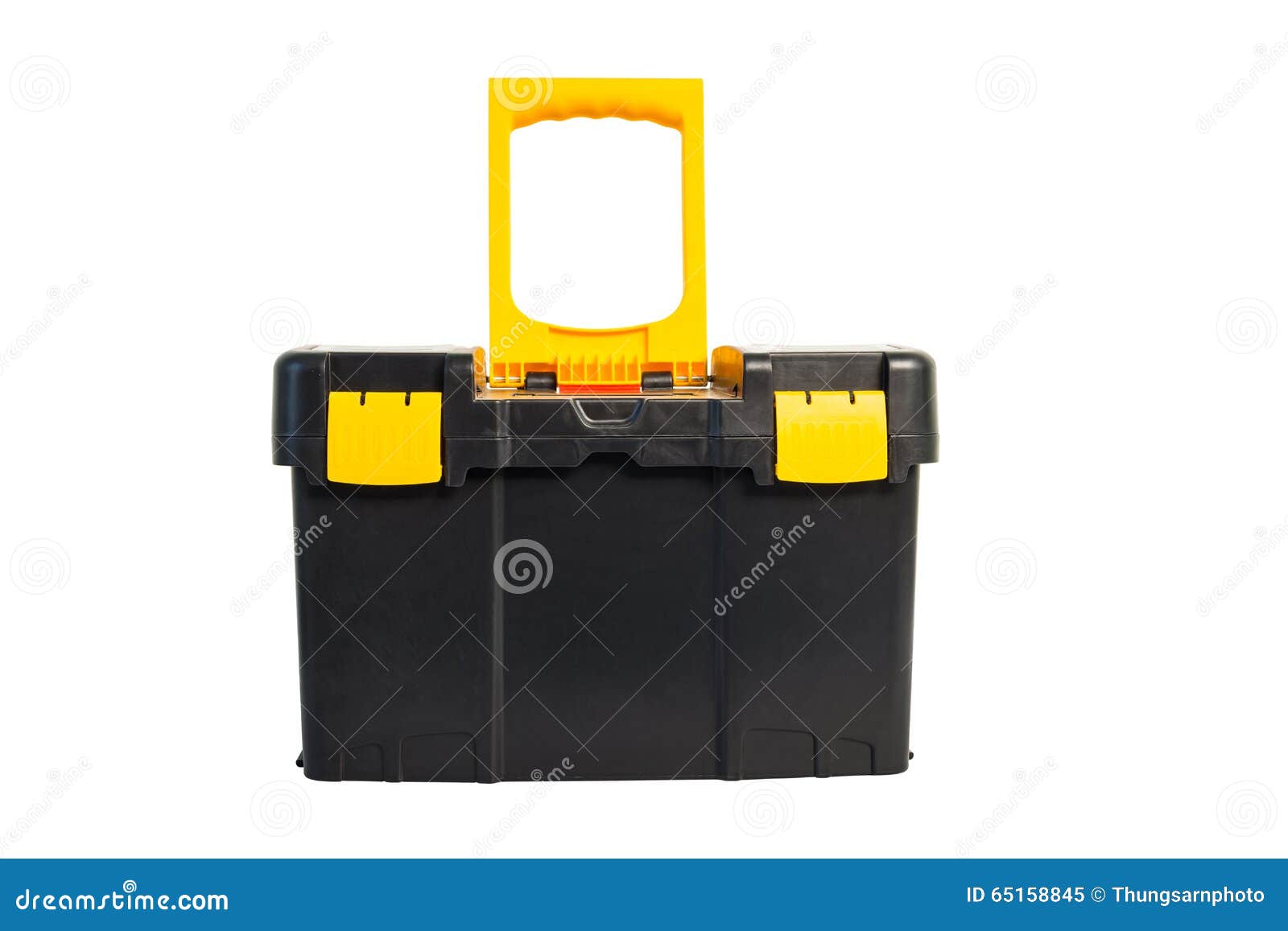 Tool Box Isolated on White Background Stock Image - Image of closed ...