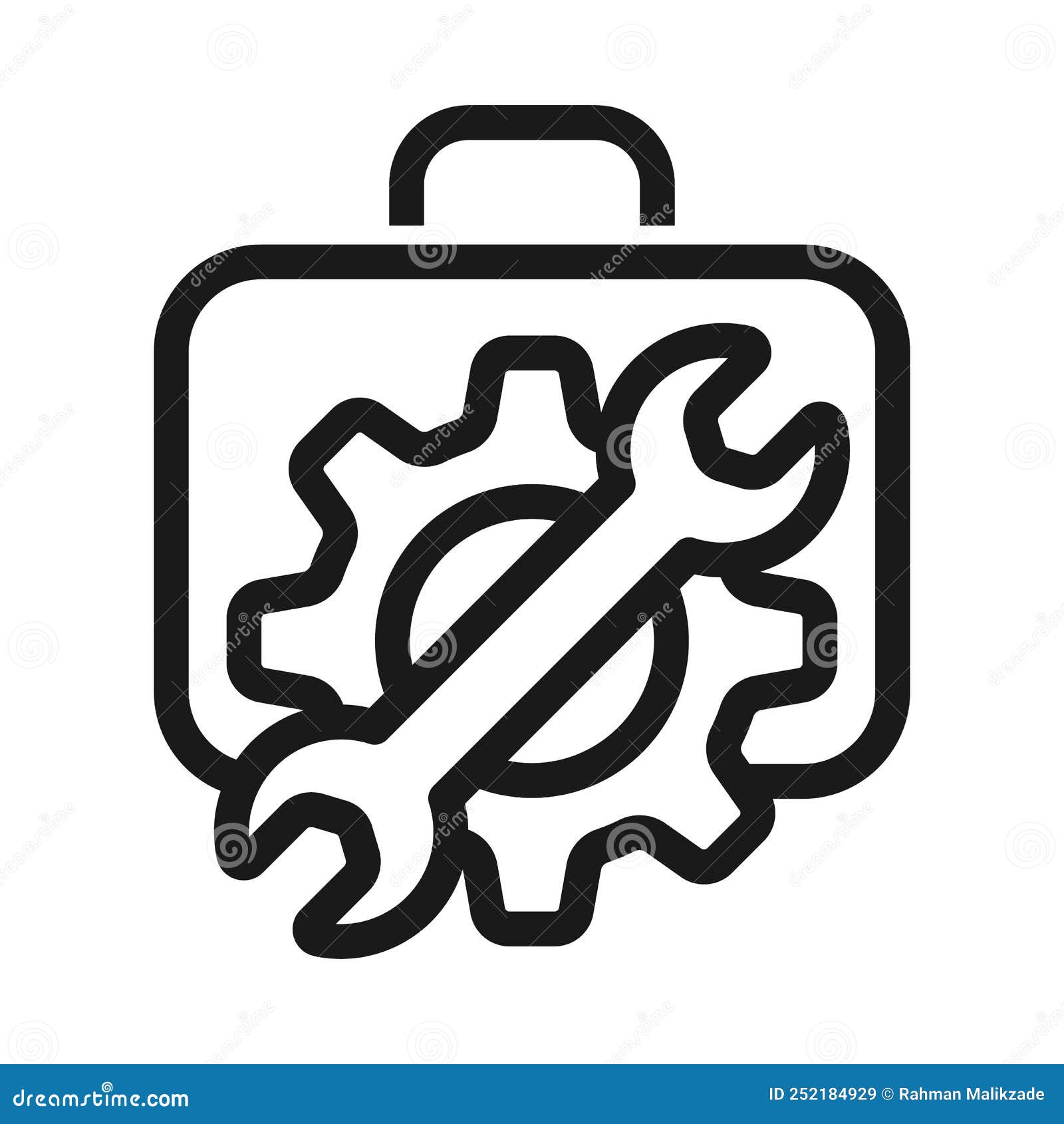 Toolbox And Toolkit Cartoon Vector | CartoonDealer.com #29004305